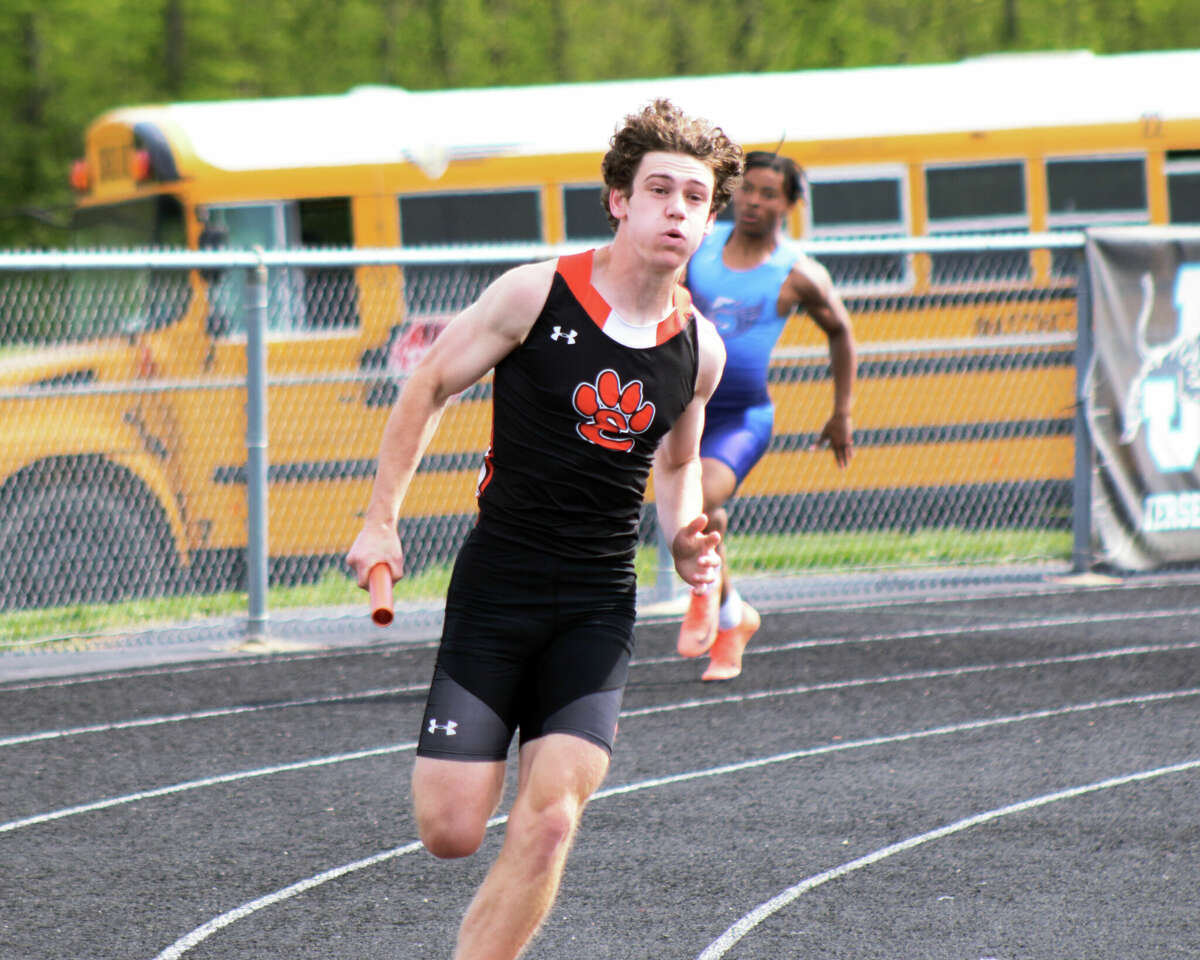 Relay team breaks meet record; Tigers take first at Triad Invite