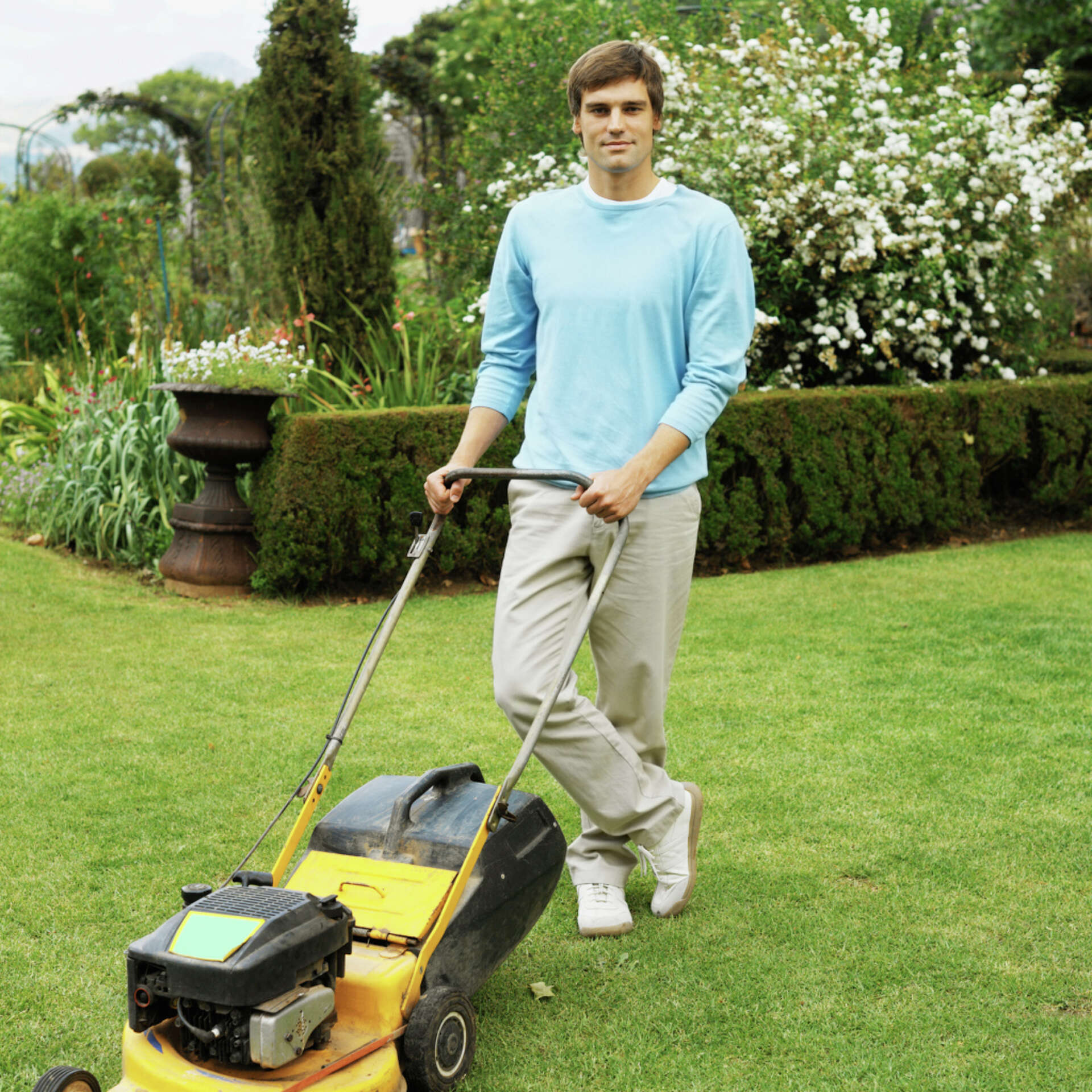 How to Mow Over a Sprinkler