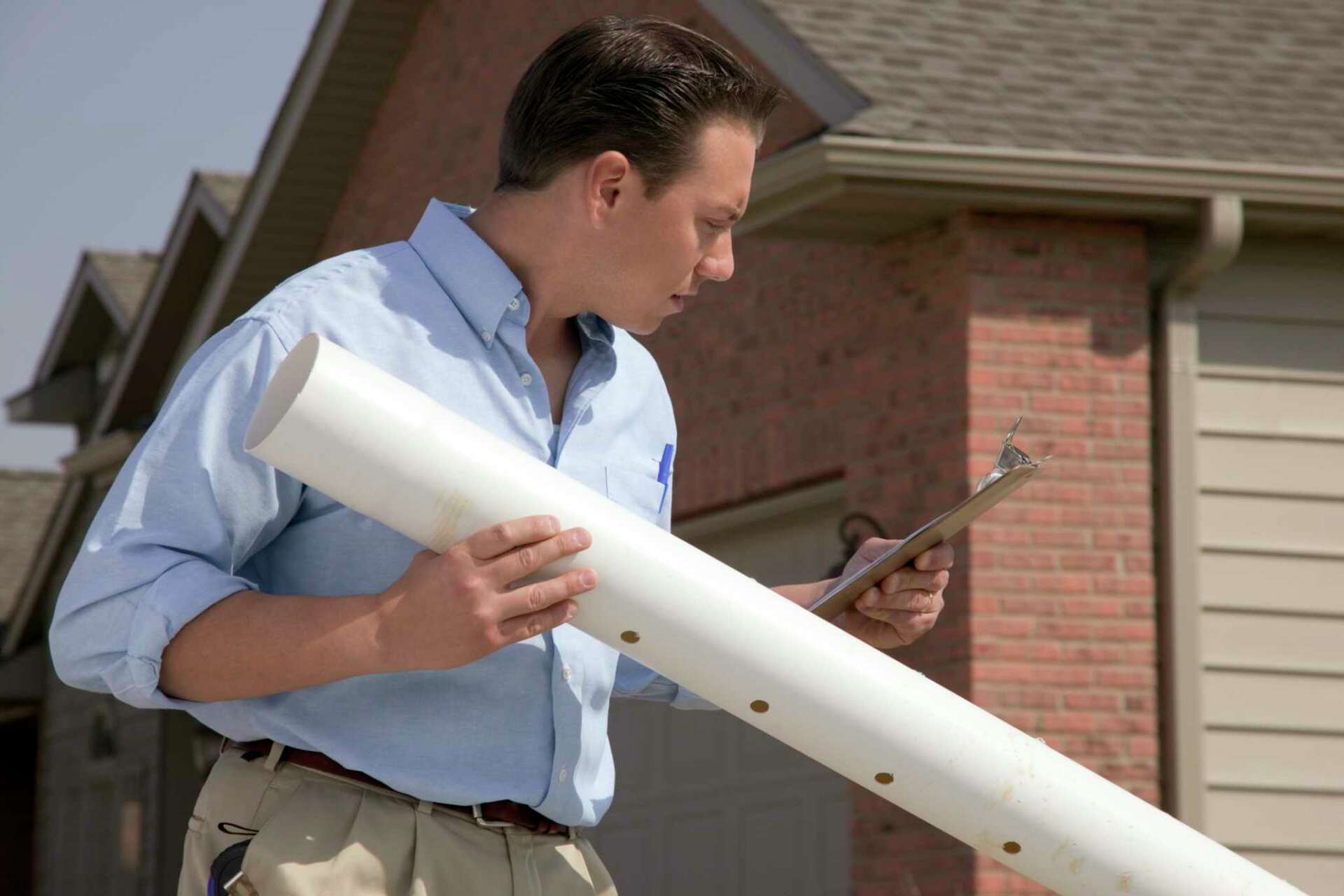 How to Connect a PVC Sewer Line to a Tile Sewer Line