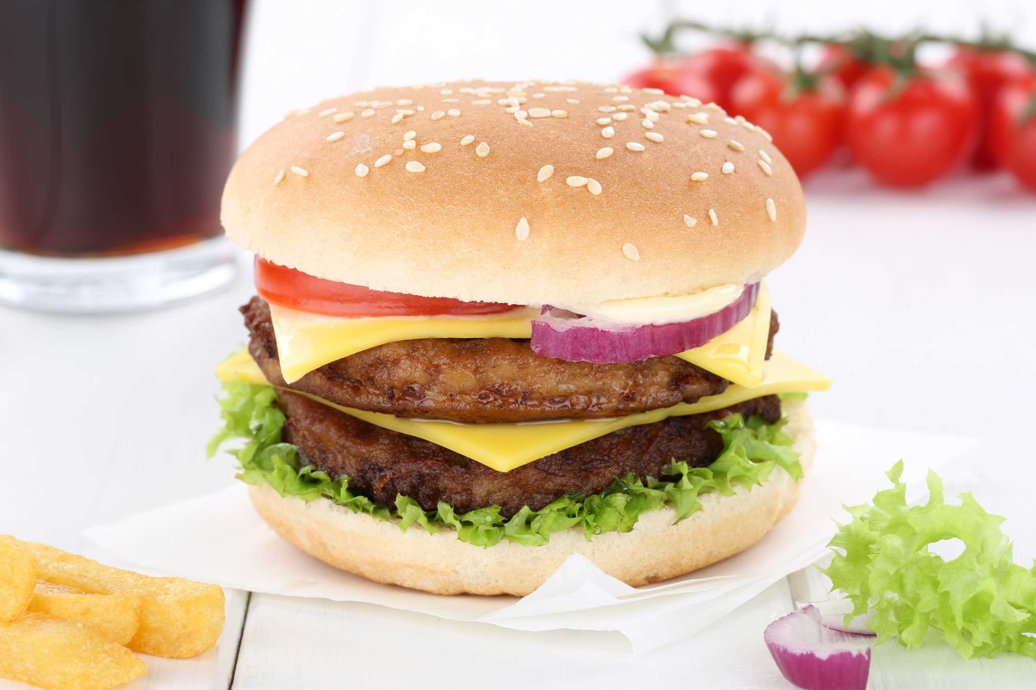 Healthiest Fast-Food Double Cheeseburger