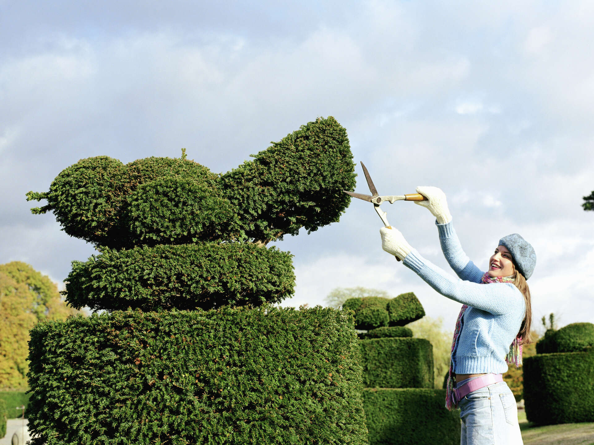 How to Cut Bushes Into Animals