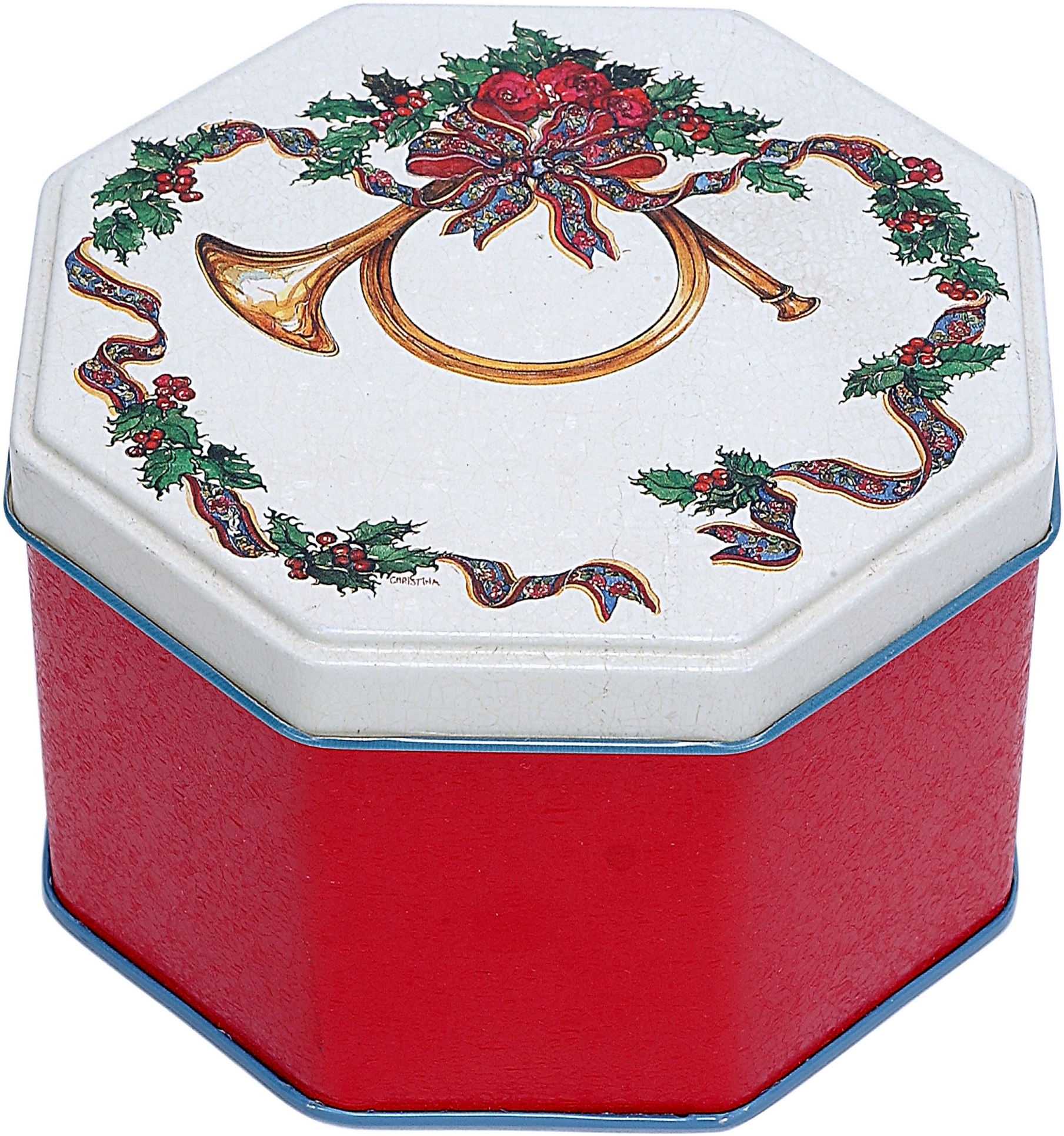 How to Decorate With Christmas Tins