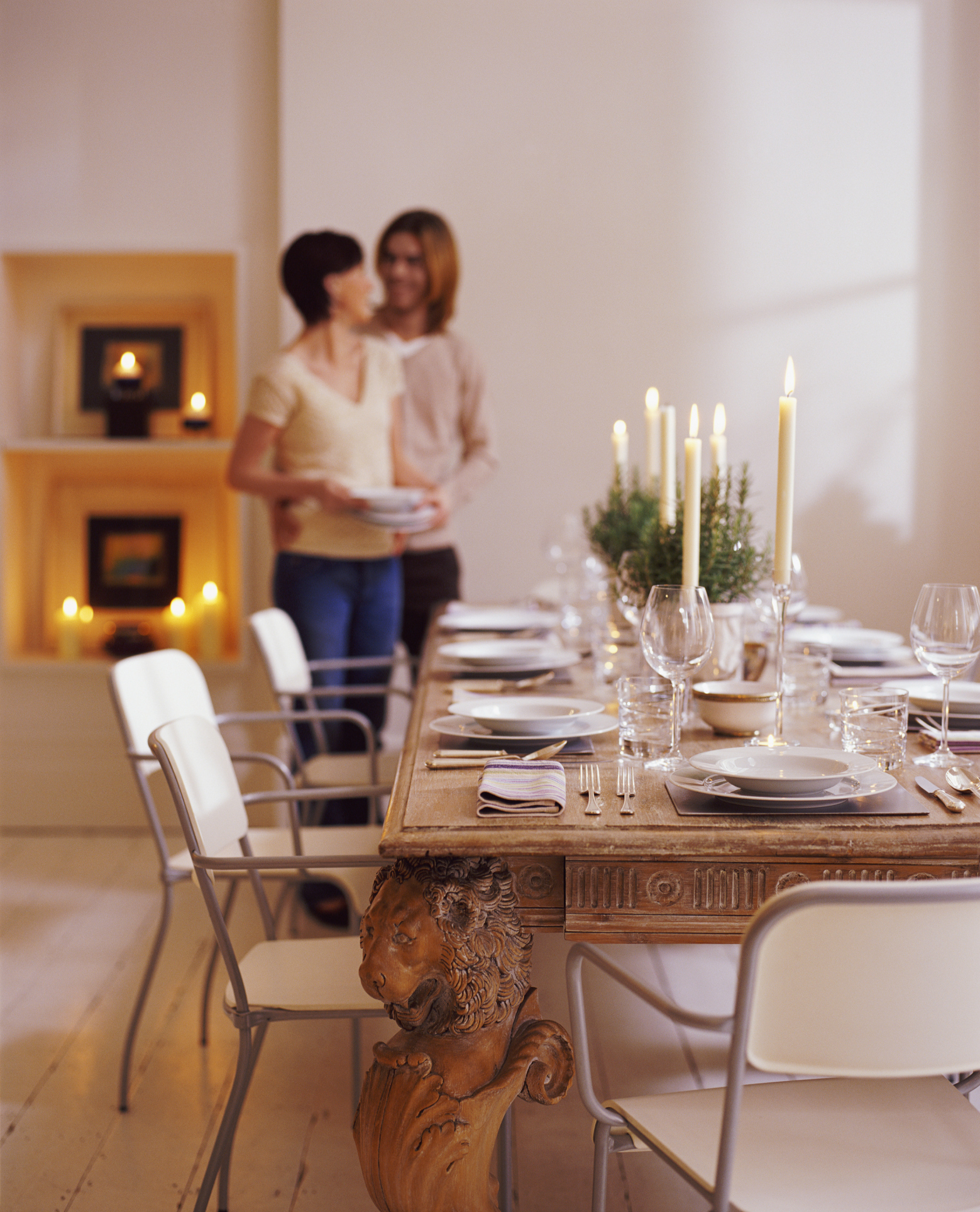 How to Get a Dining Table Into the House