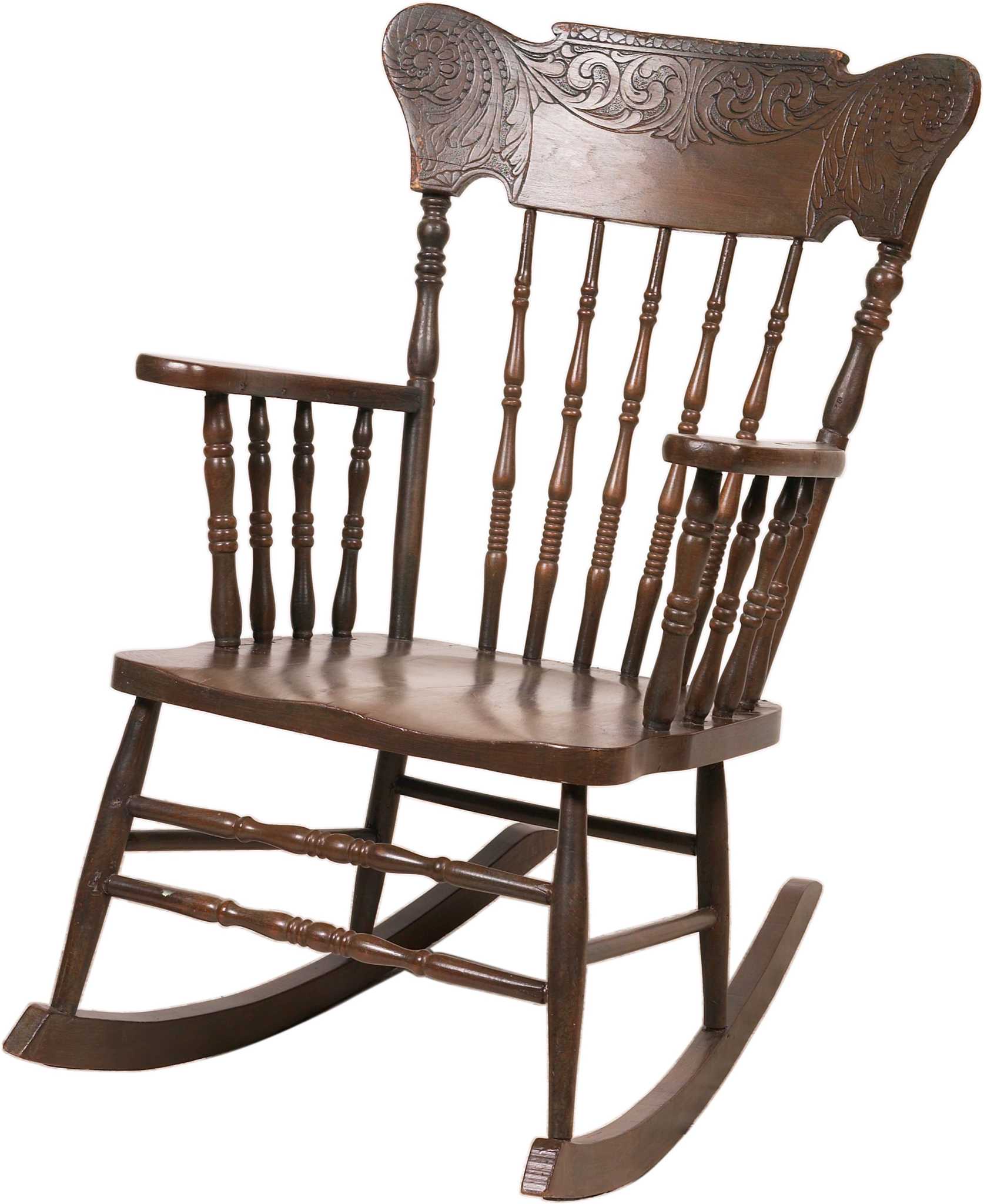 How to Drill Spindle Holes in Rocking Chair Rockers