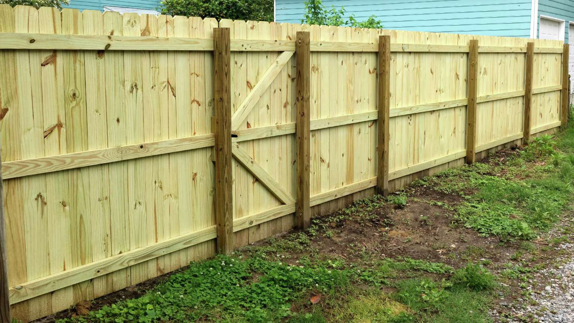 How to Fill in a Gap Under Fencing