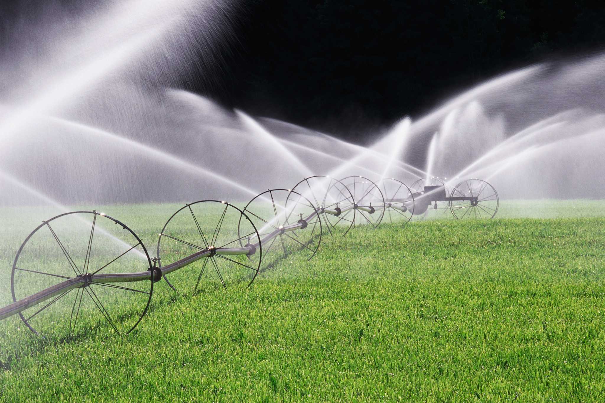 How to Blow Out Irrigation Systems With Air