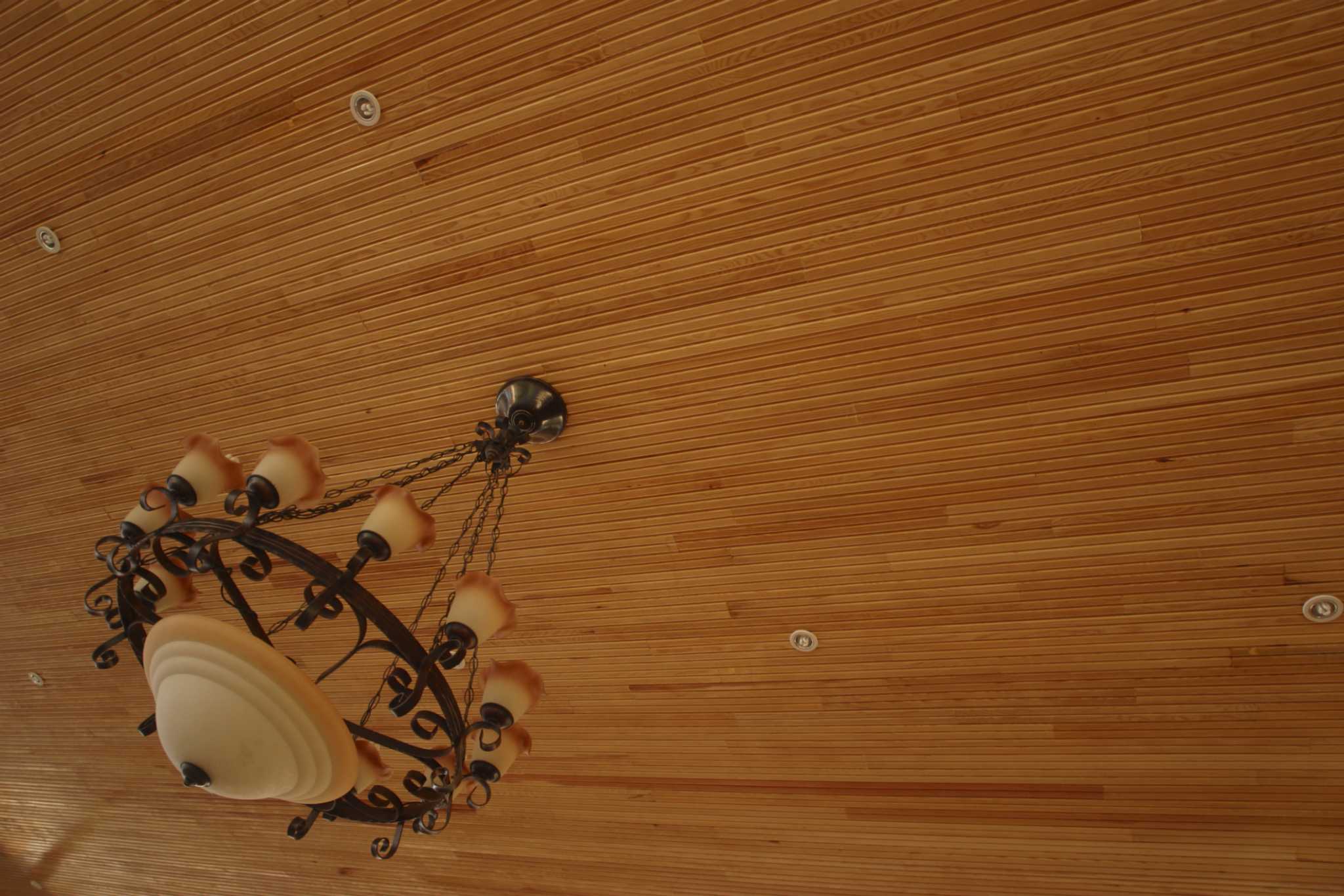 Caulking and Painting of Tongue and Groove Ceilings