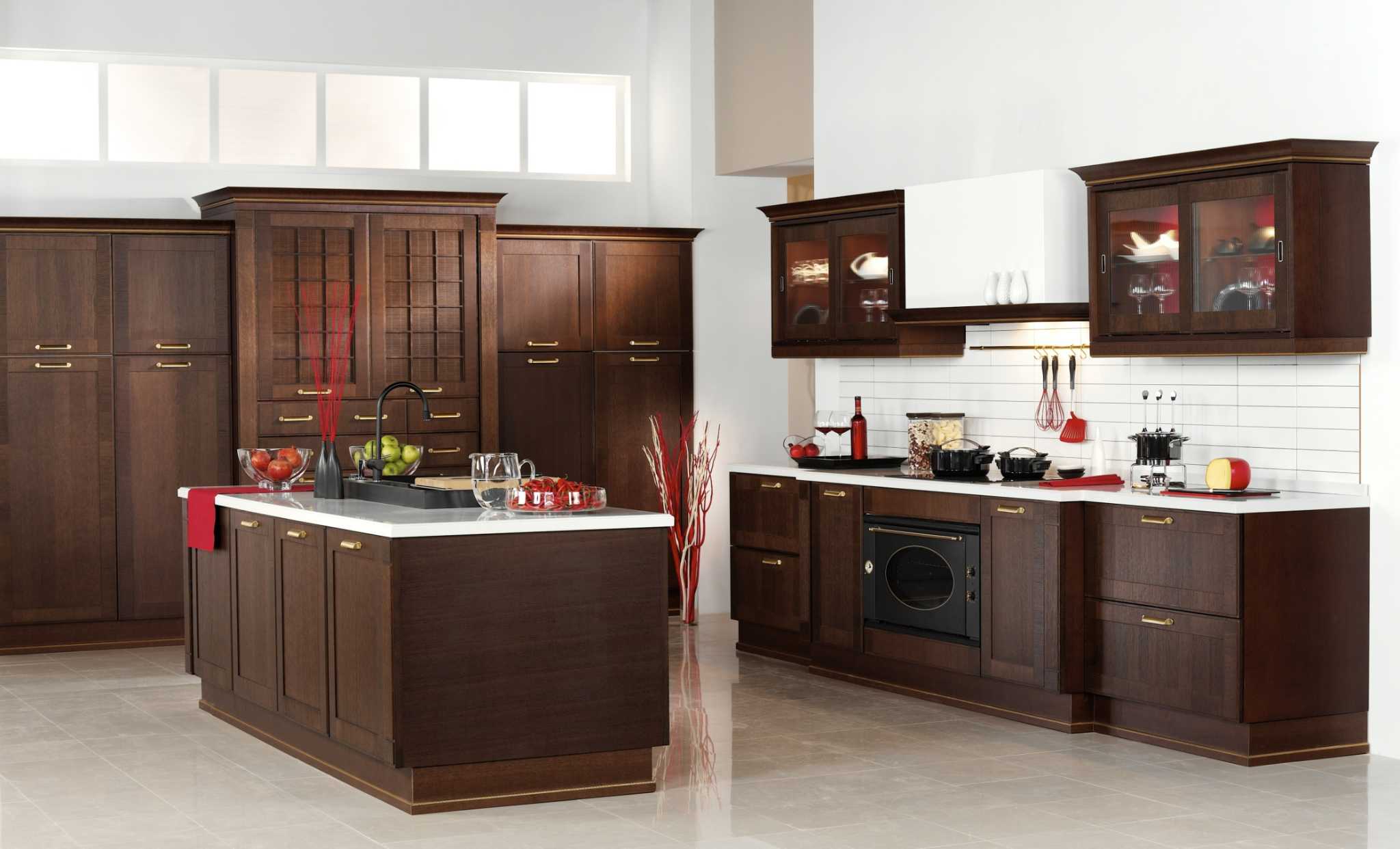 Hardware That Goes With Chocolate Cherry Cabinets