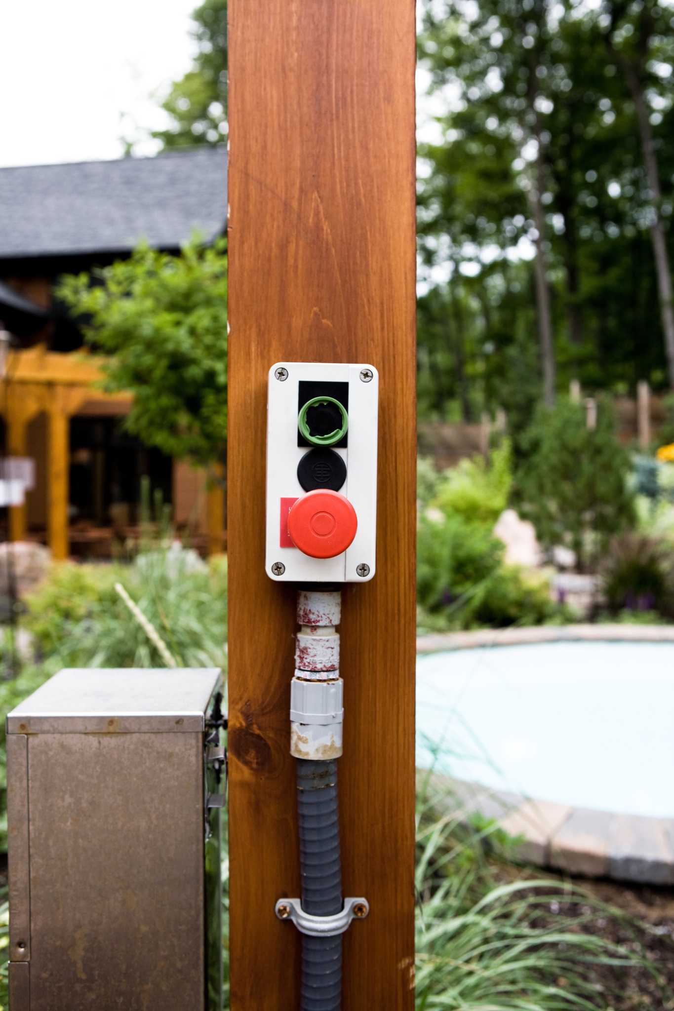 Hiding Electrical Equipment in the Yard