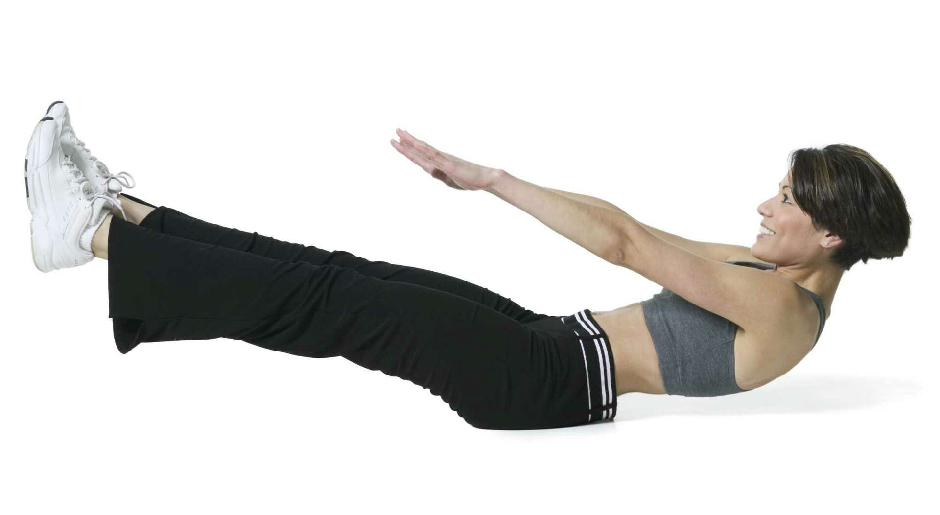 Examples of a Crunch With Legs Elevated