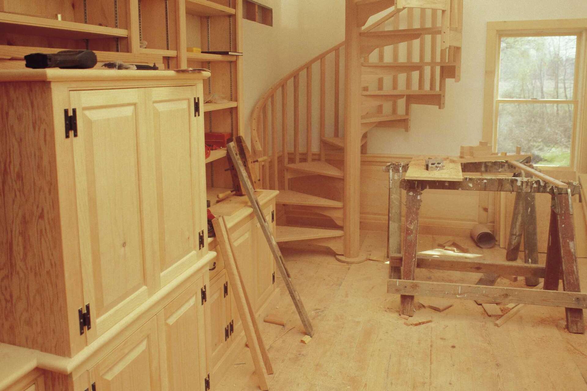 How to Install Kitchen Cabinet Bases to a Floor
