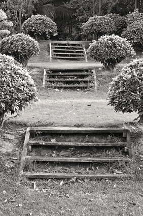 How to Build Steps Out of the Ground on a Hill