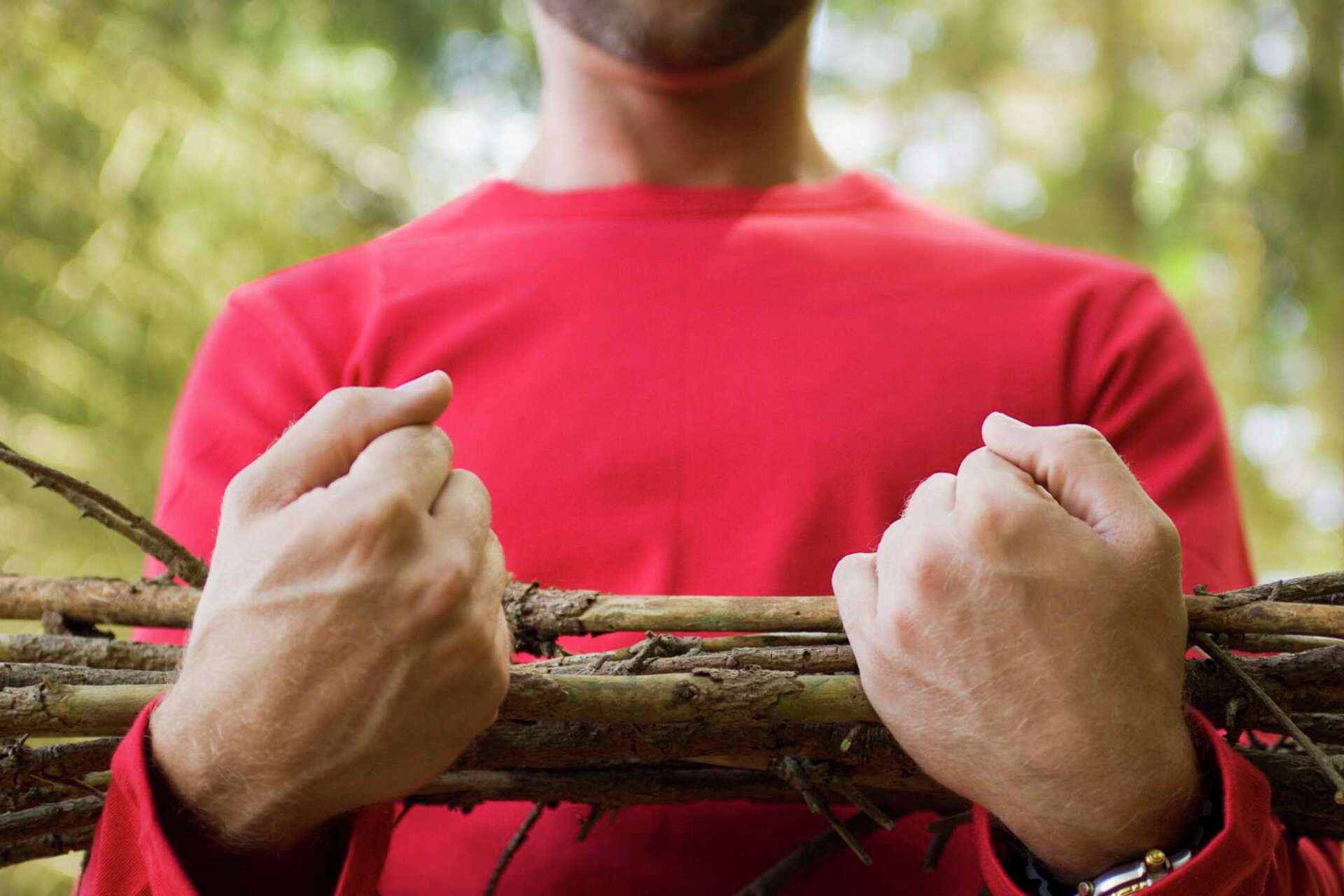 How to Make Rustic Twig Railings