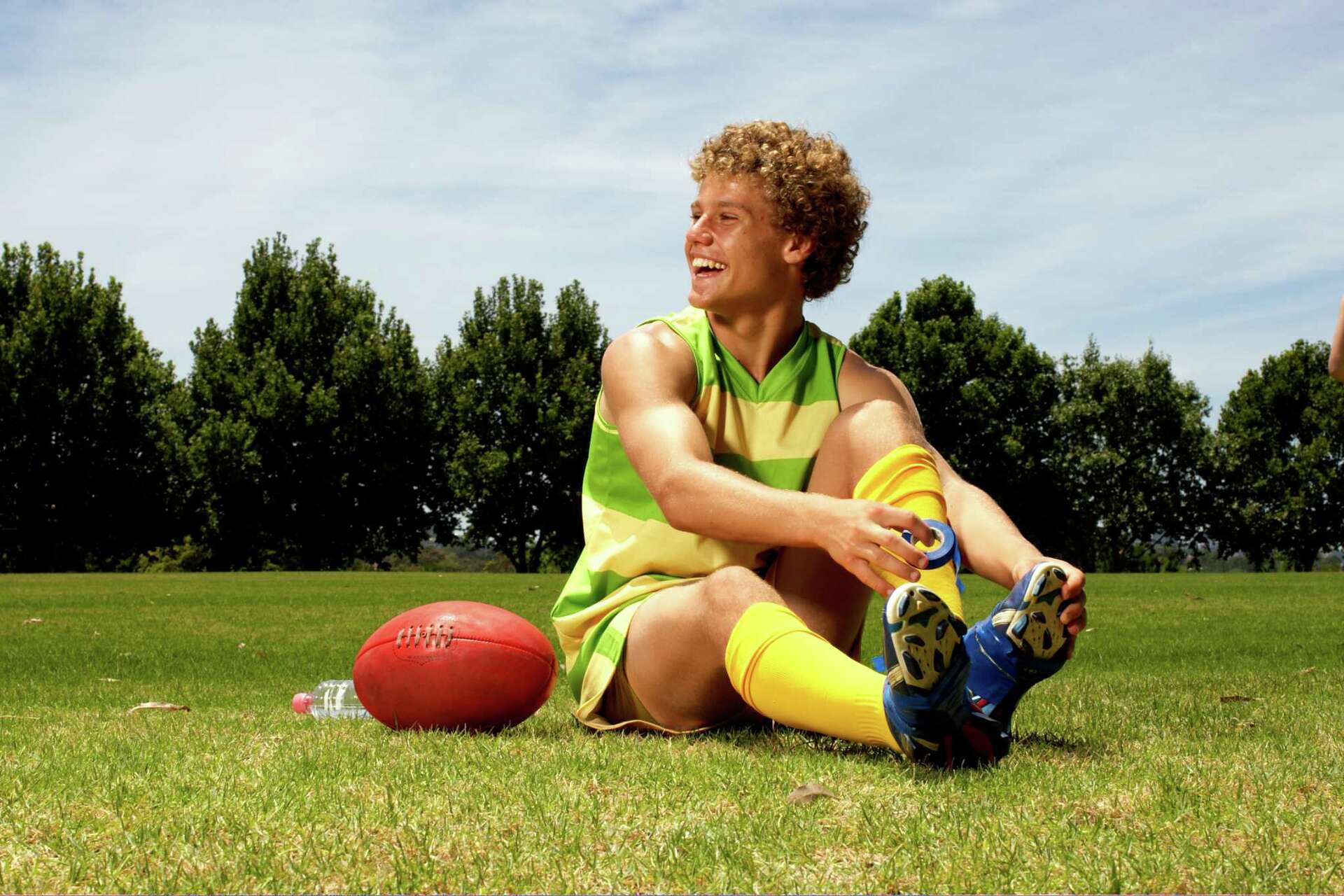 How to Put on Football Spats