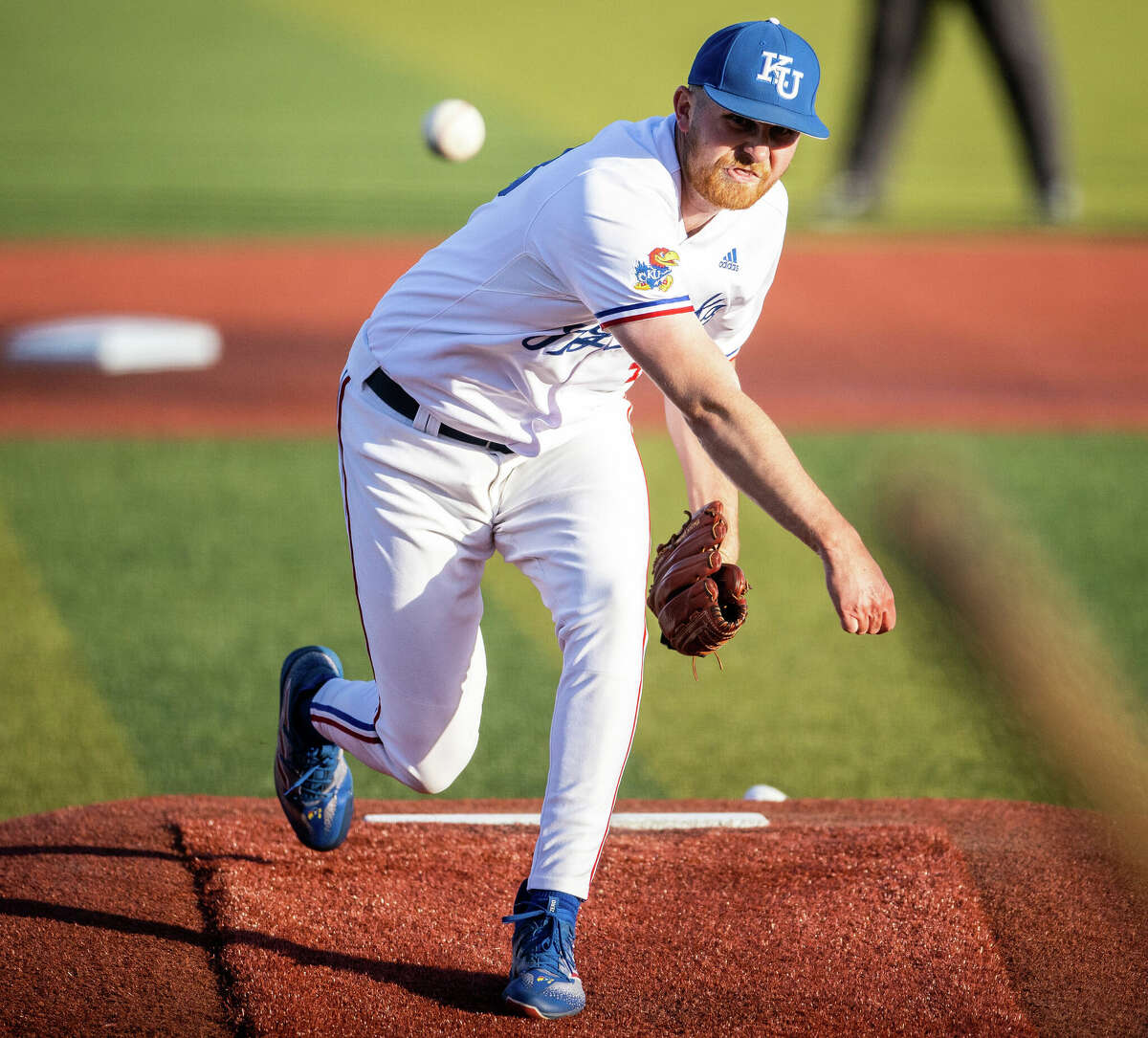 Sixth season is charmed for Baumgartner with Kansas baseball