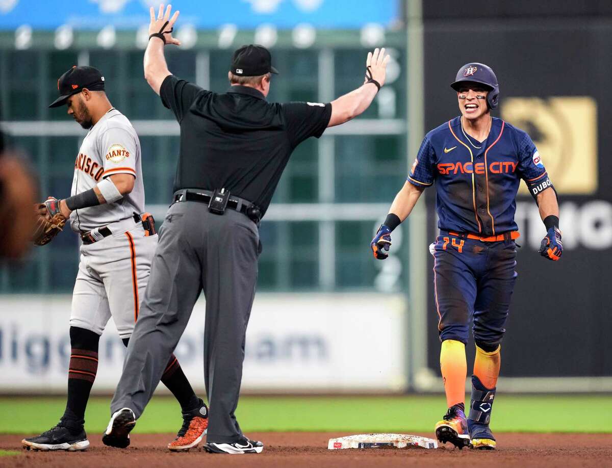 Brandon Bielak, Mauricio Dubón lead Houston Astros to victory
