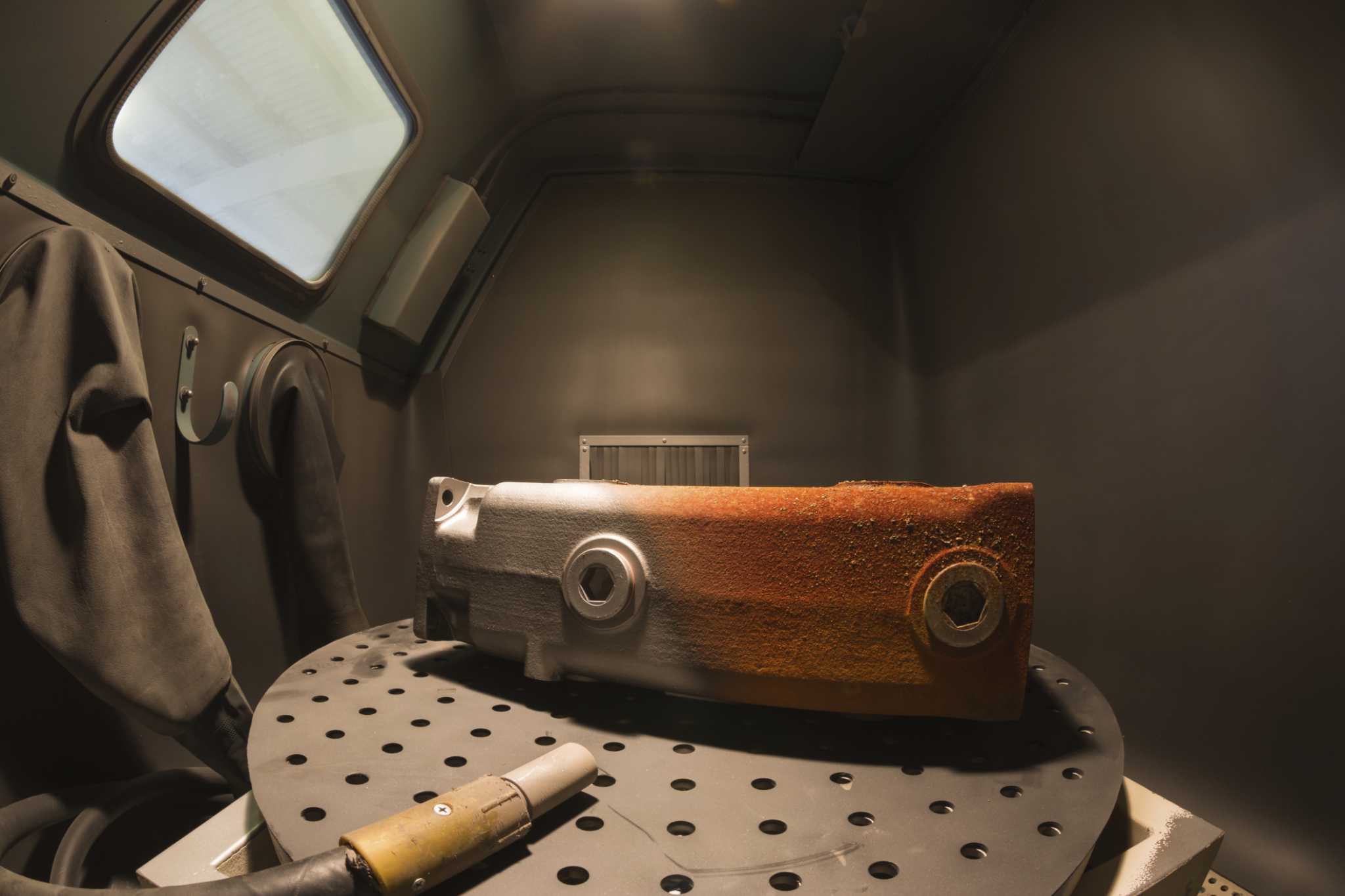 How to Sandblast Rusty Steel