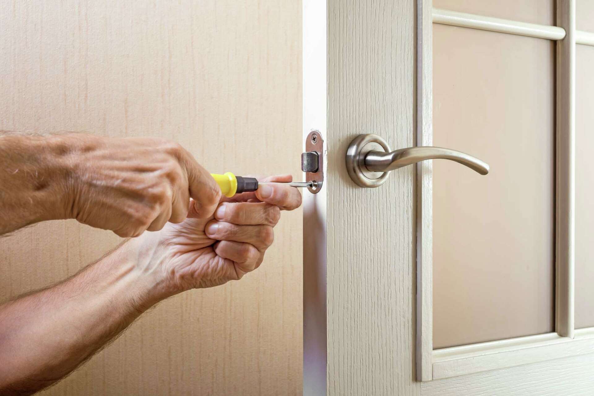 How to Refill a Wood Deadbolt Latch Hole