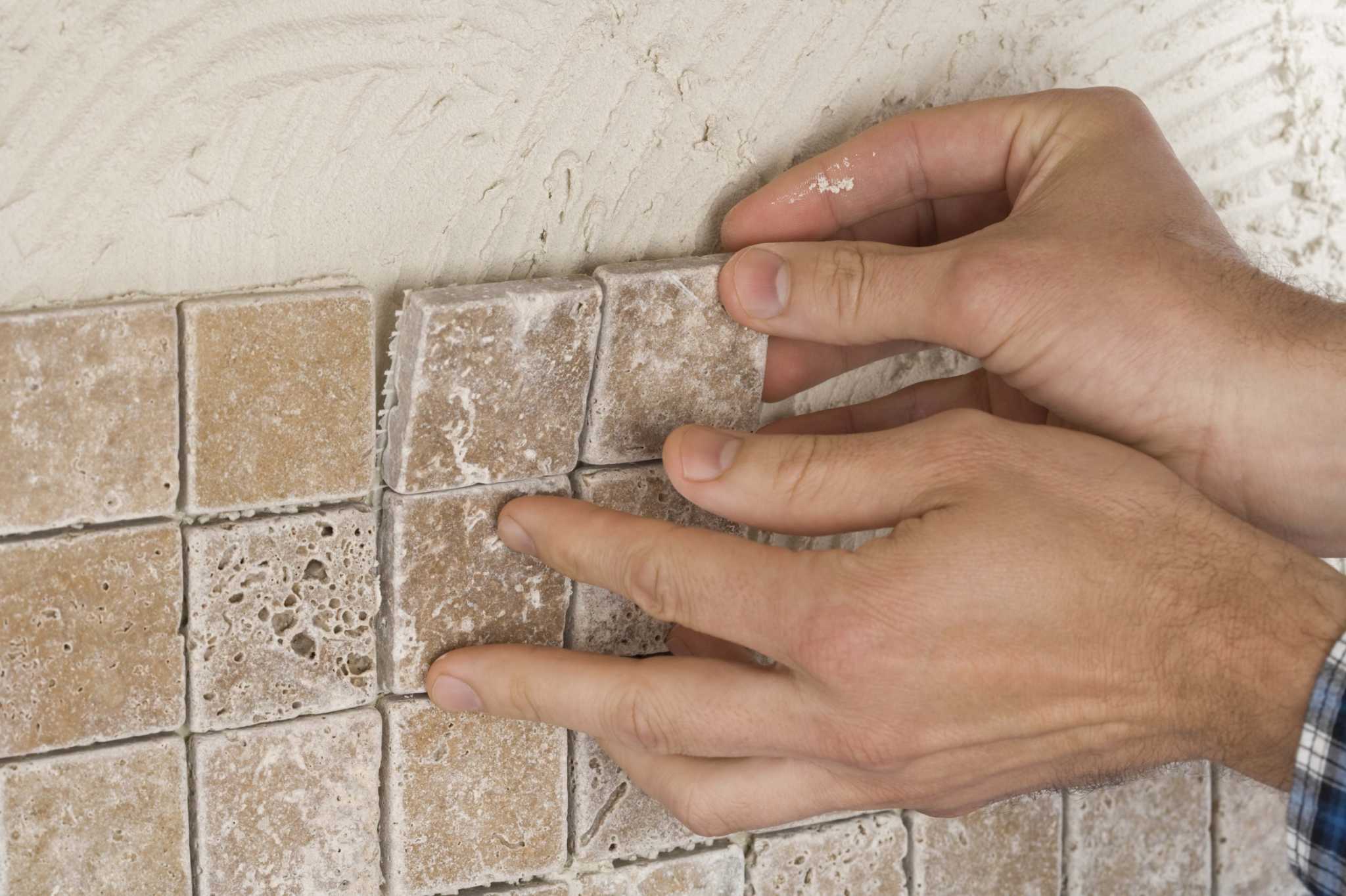 How to Sand Wall Tile Adhesive