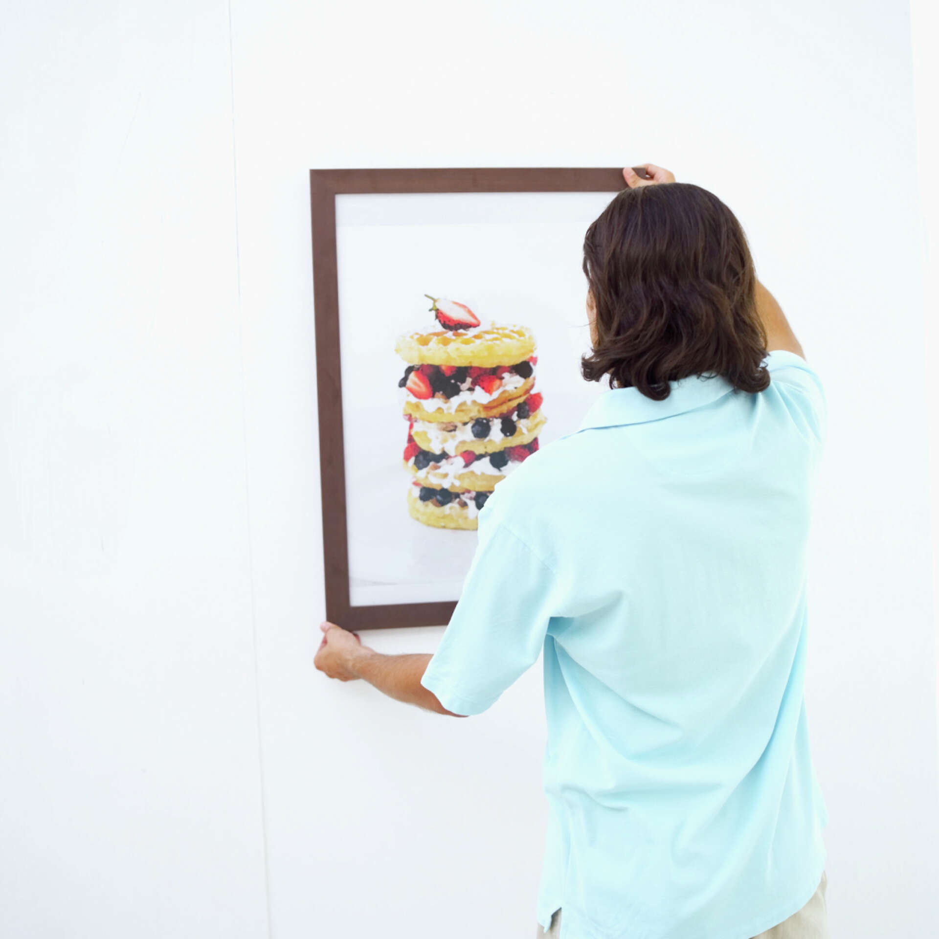 How to Keep Heavy Paintings Flush Against the Wall