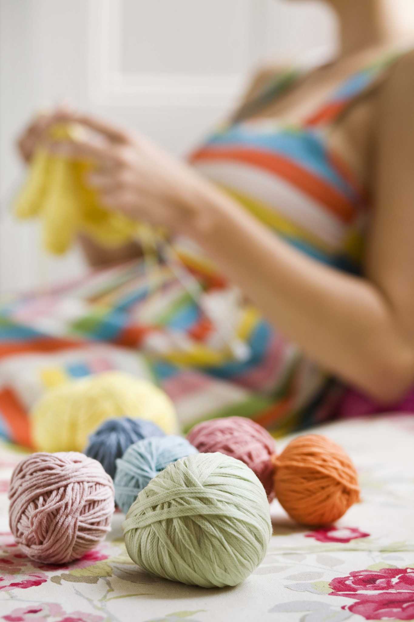 How to Knit a Chair Cushion