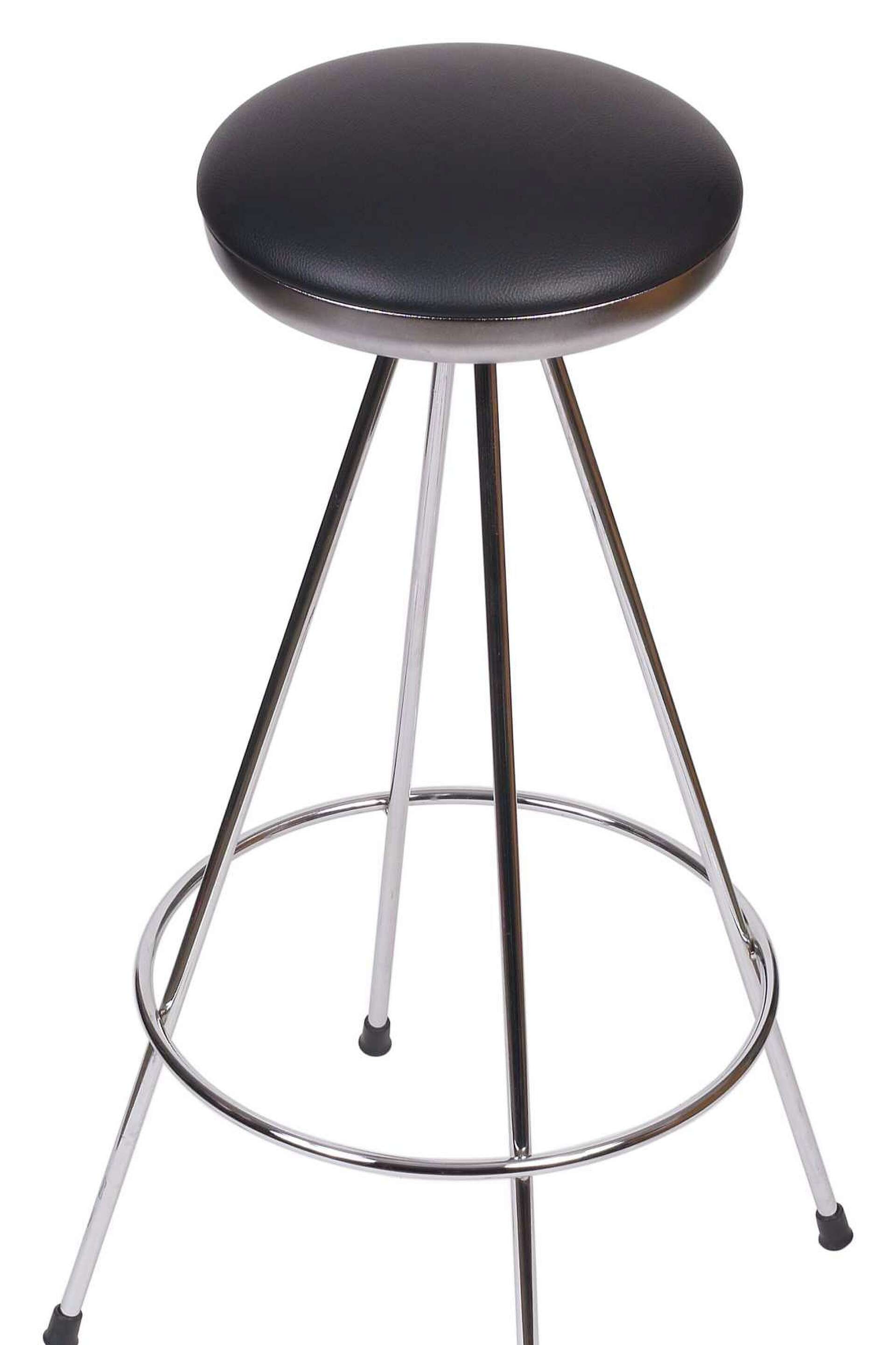How to Reupholster a Round Bar Seat With Piping