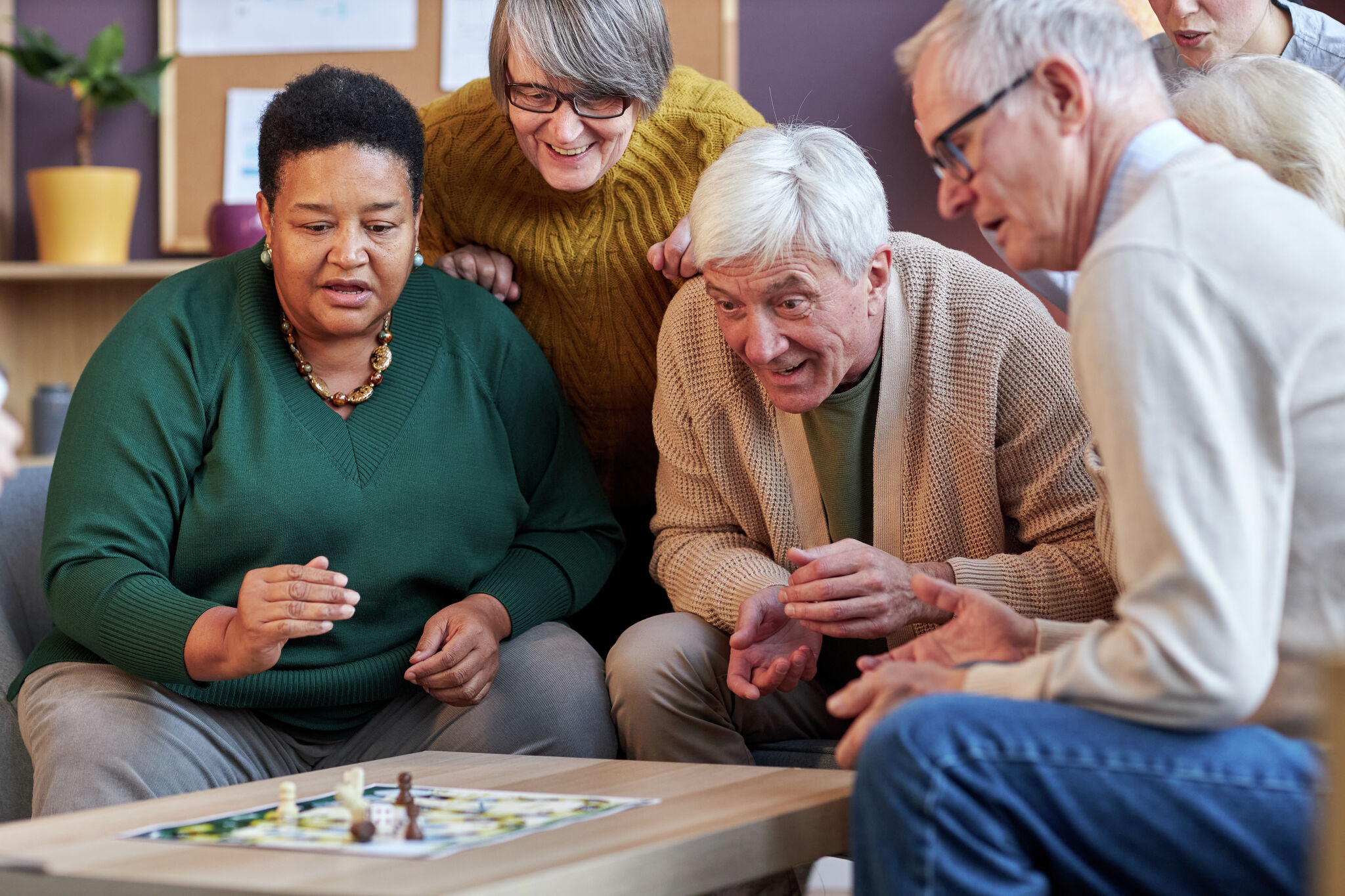 Group Of Older People