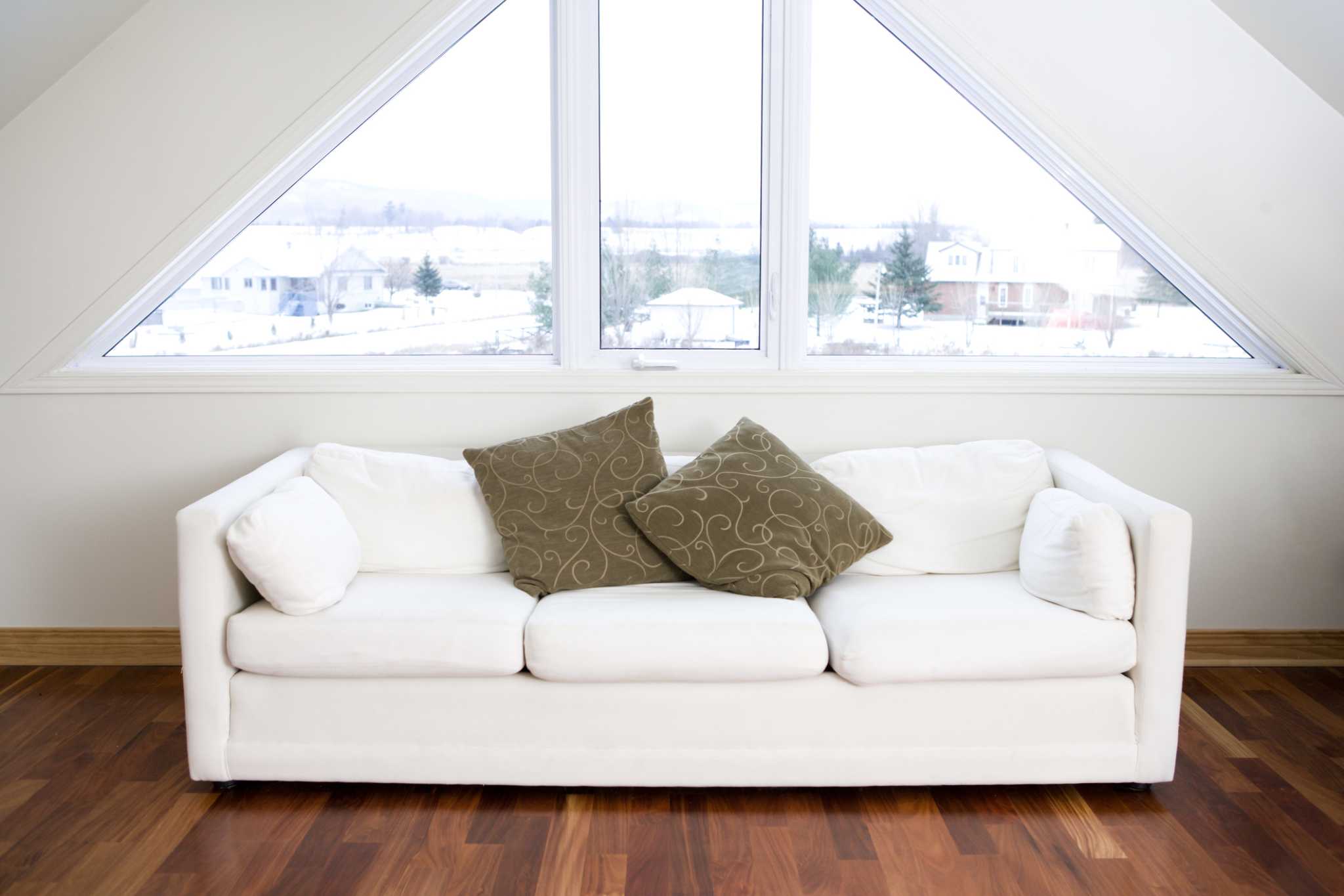 How to Make a Drapery for a Large Triangular Window