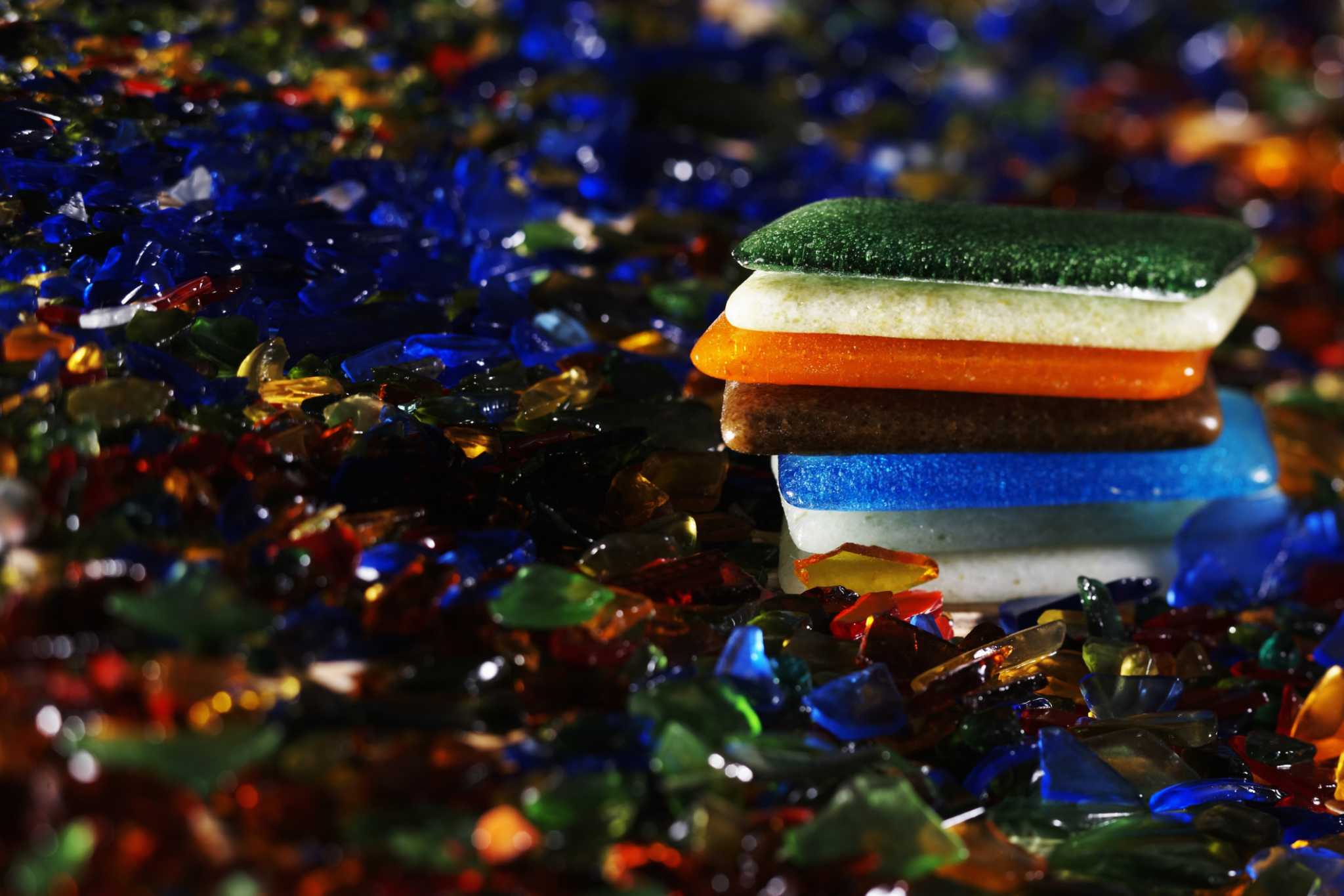 Making Outdoor Paths With Recycled Glass