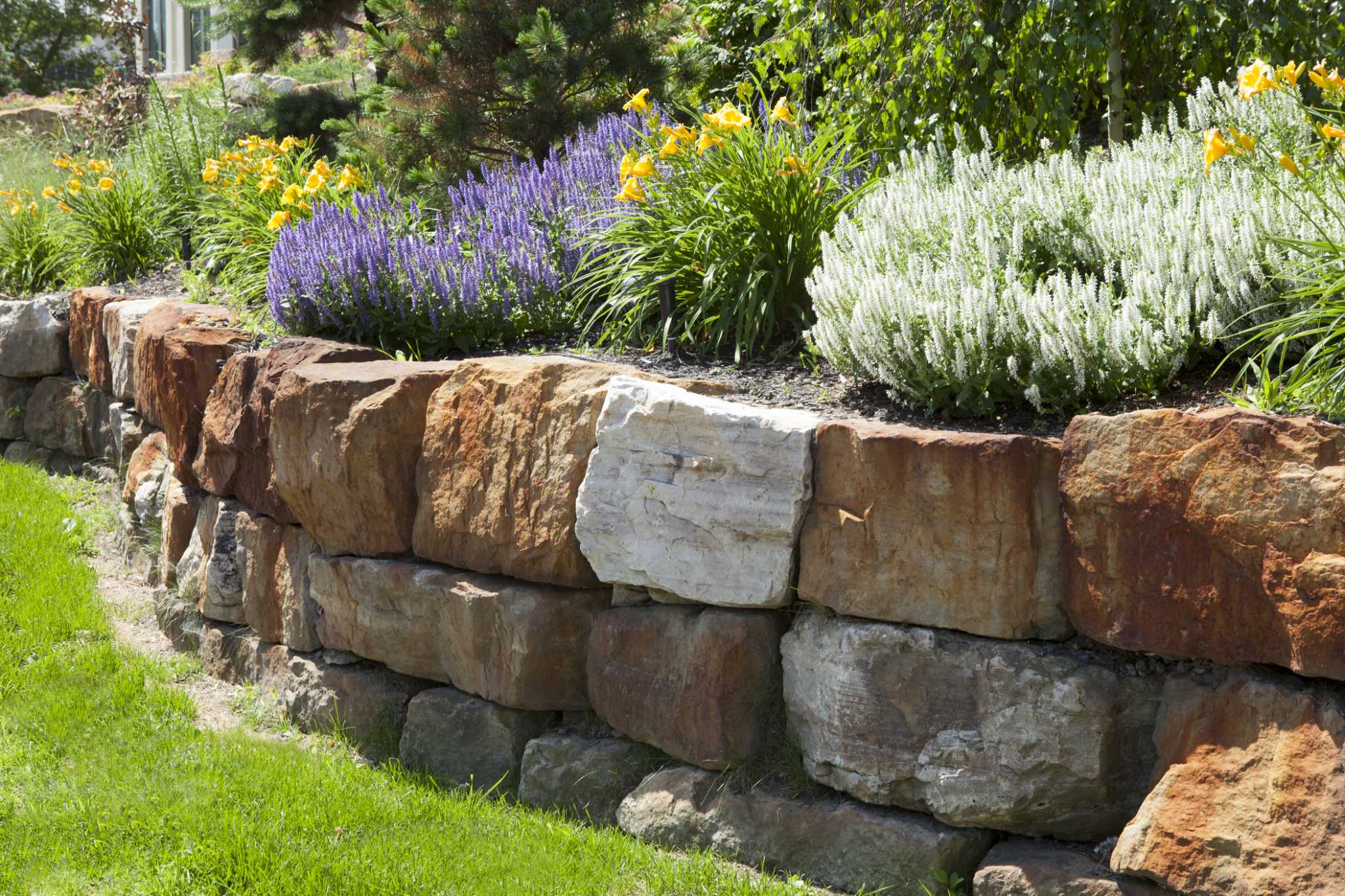 The Maximum Height of a Stacked Stone Retaining Wall