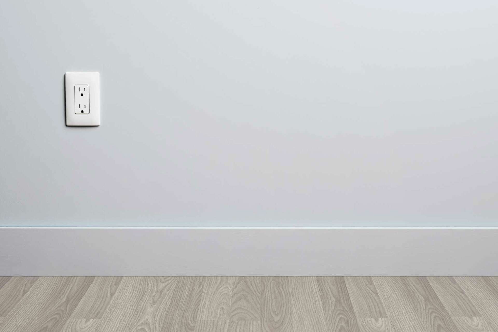 How to Move an Electrical Plug Up a Finished Wall