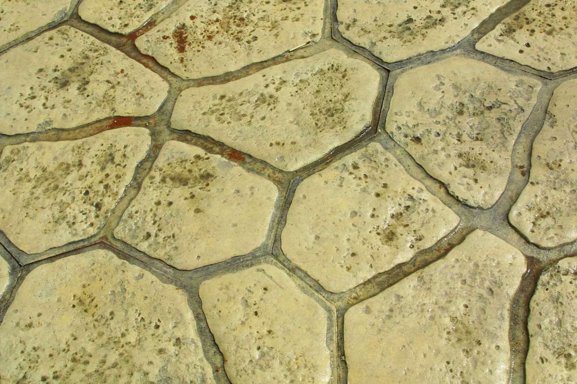 How to Paint a Cement Floor to Look Like Rock
