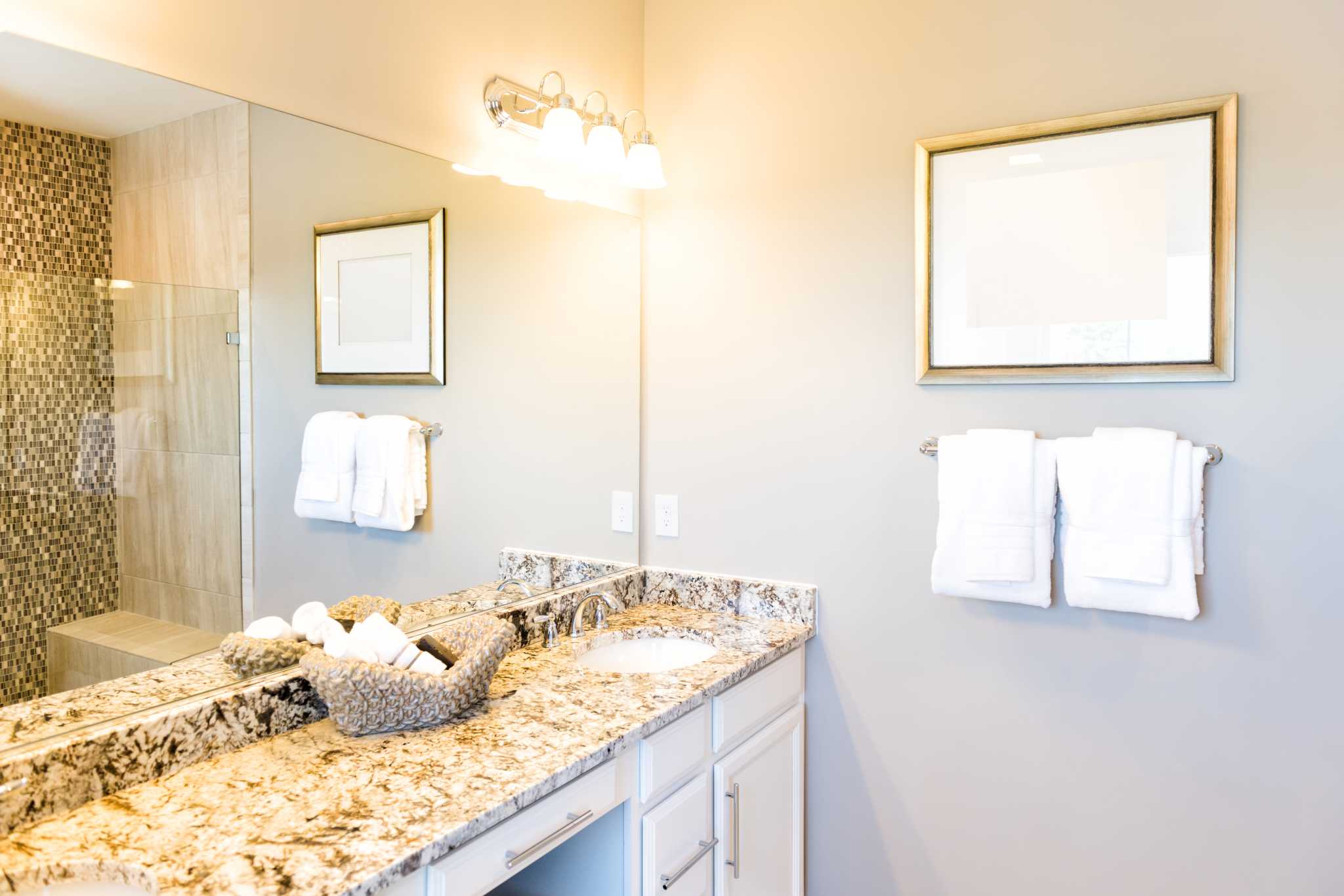 How to Position Vanity Lights on a Bathroom Wall