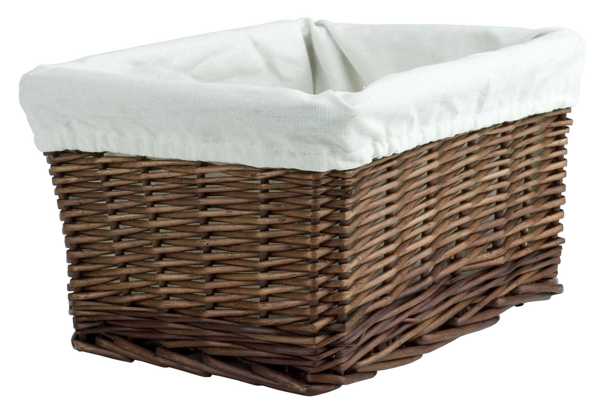 How to Put Fabric on the Inside of a Wicker Basket
