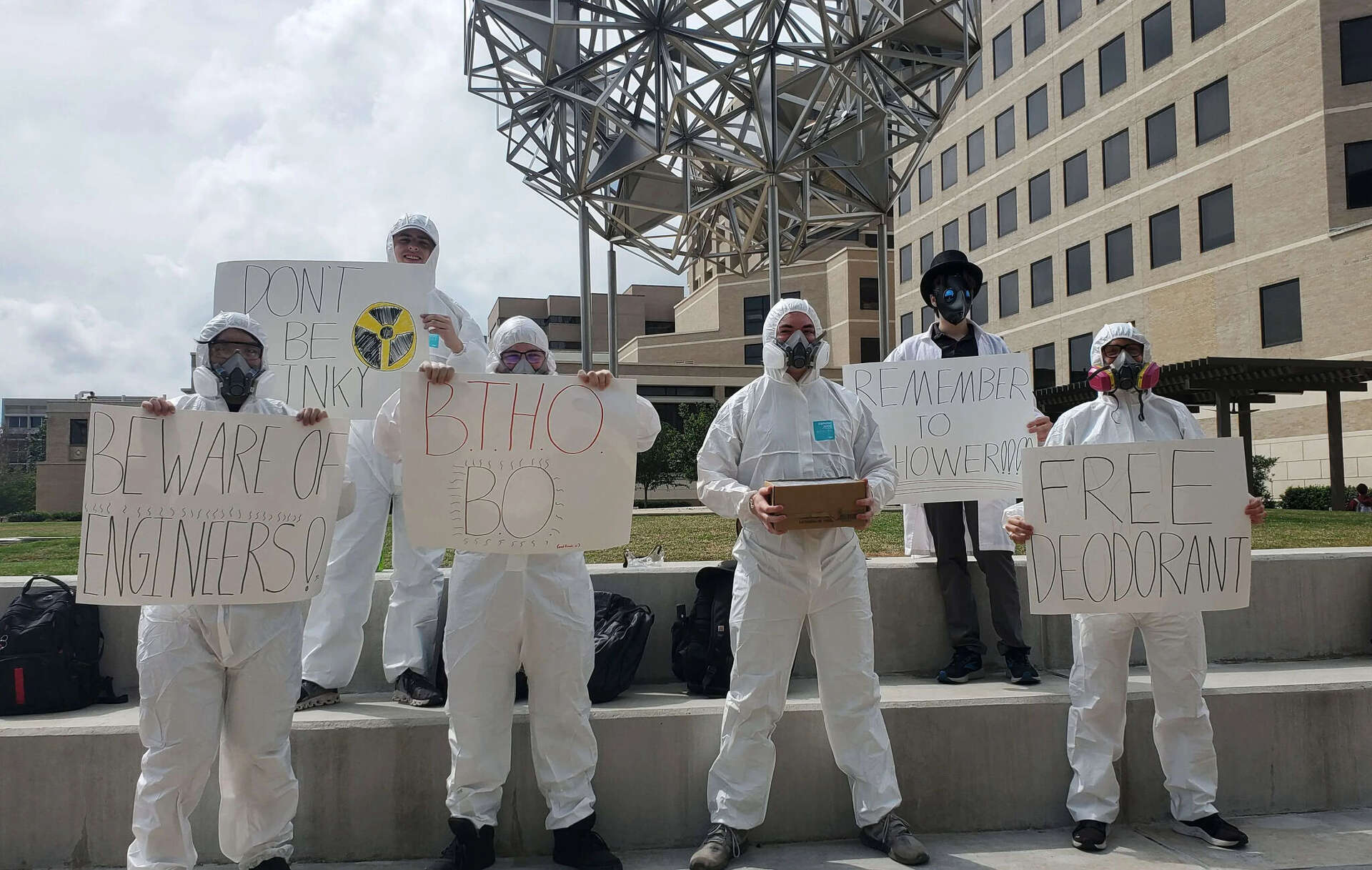 Texas A&M student battles ‘stinky’ stereotype with deodorant