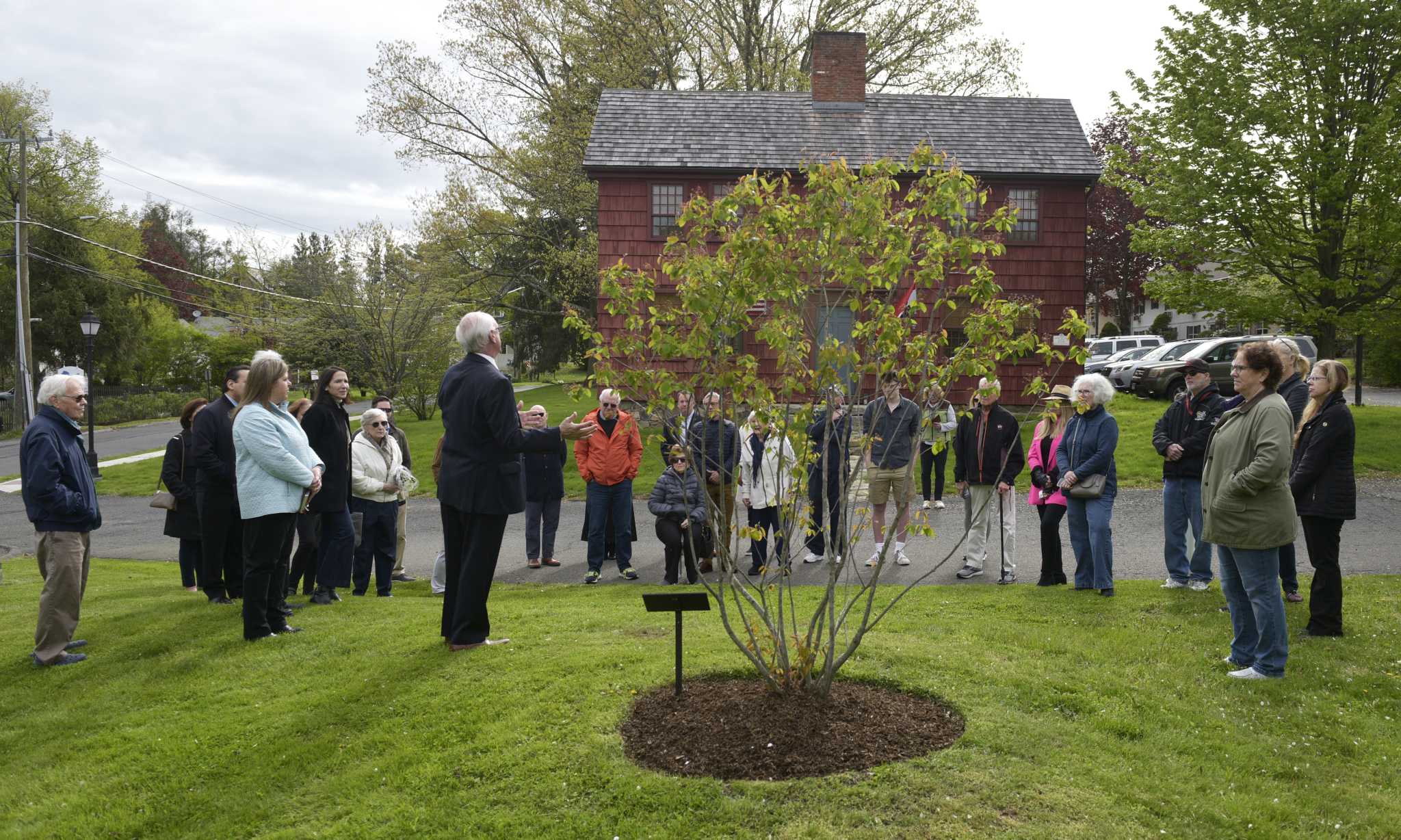 79 Ridgefield COVID victims remembered at tree dedication