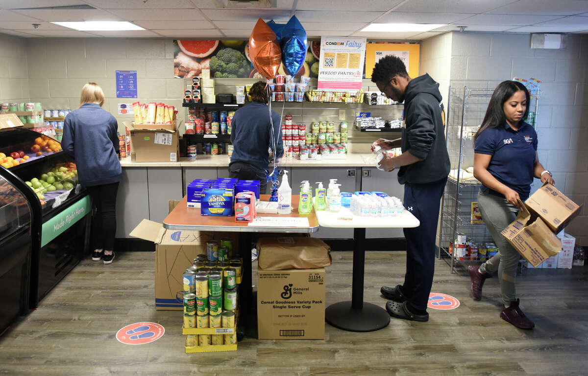 WCSU students launch food pantry on campus in Danbury