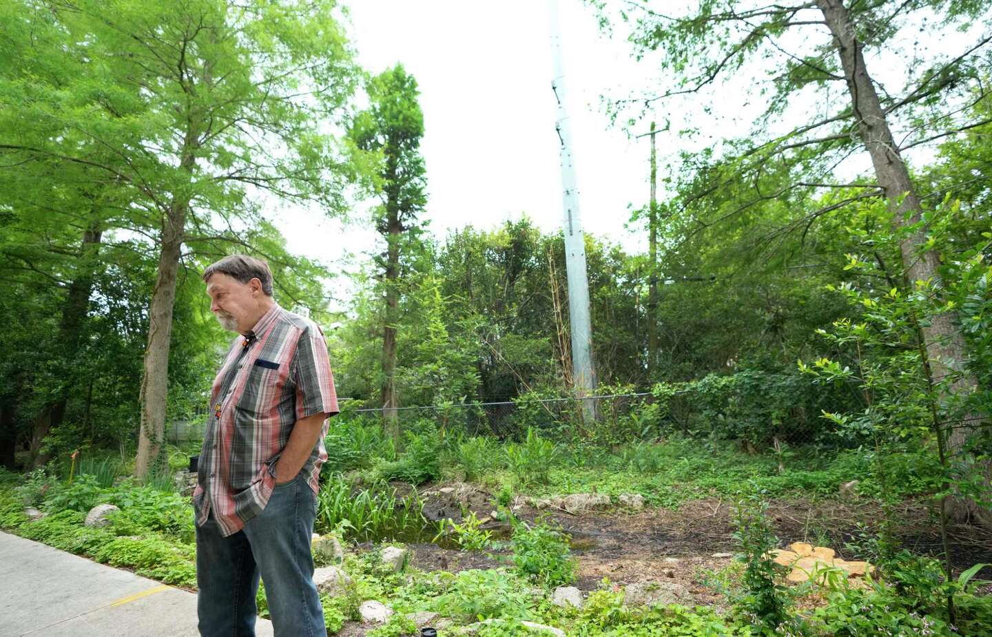 CenterPoint plants trees in Houston AIDS garden