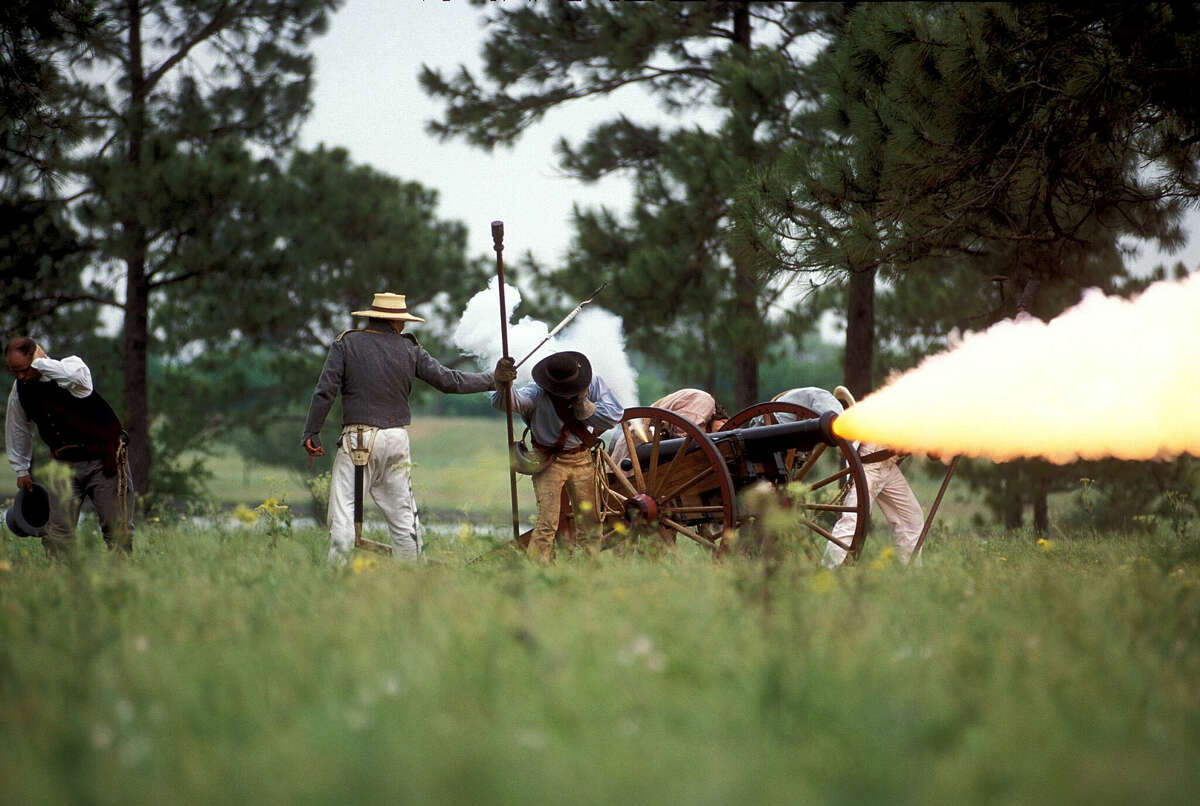 Replica Twin Sisters cannons being fired monthly this summer