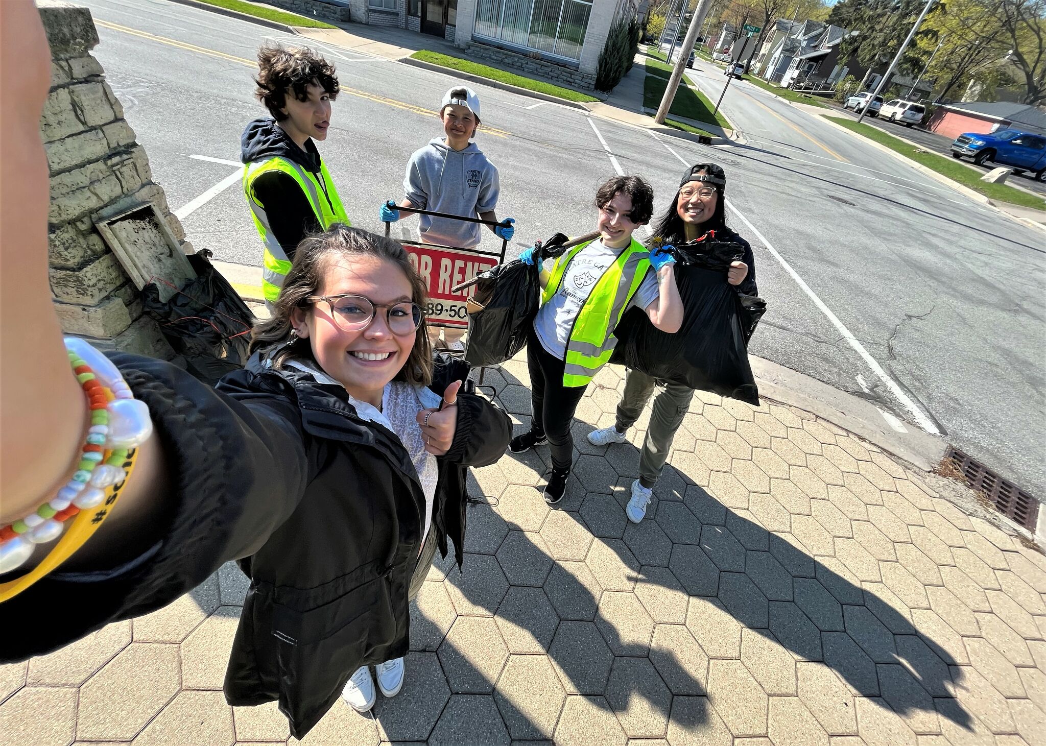 MHS NHS chapter holds spring cleanup
