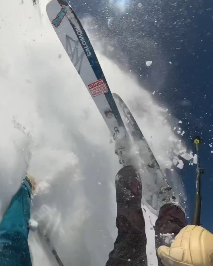 WATCH: Incredible video shows skier caught in avalanche