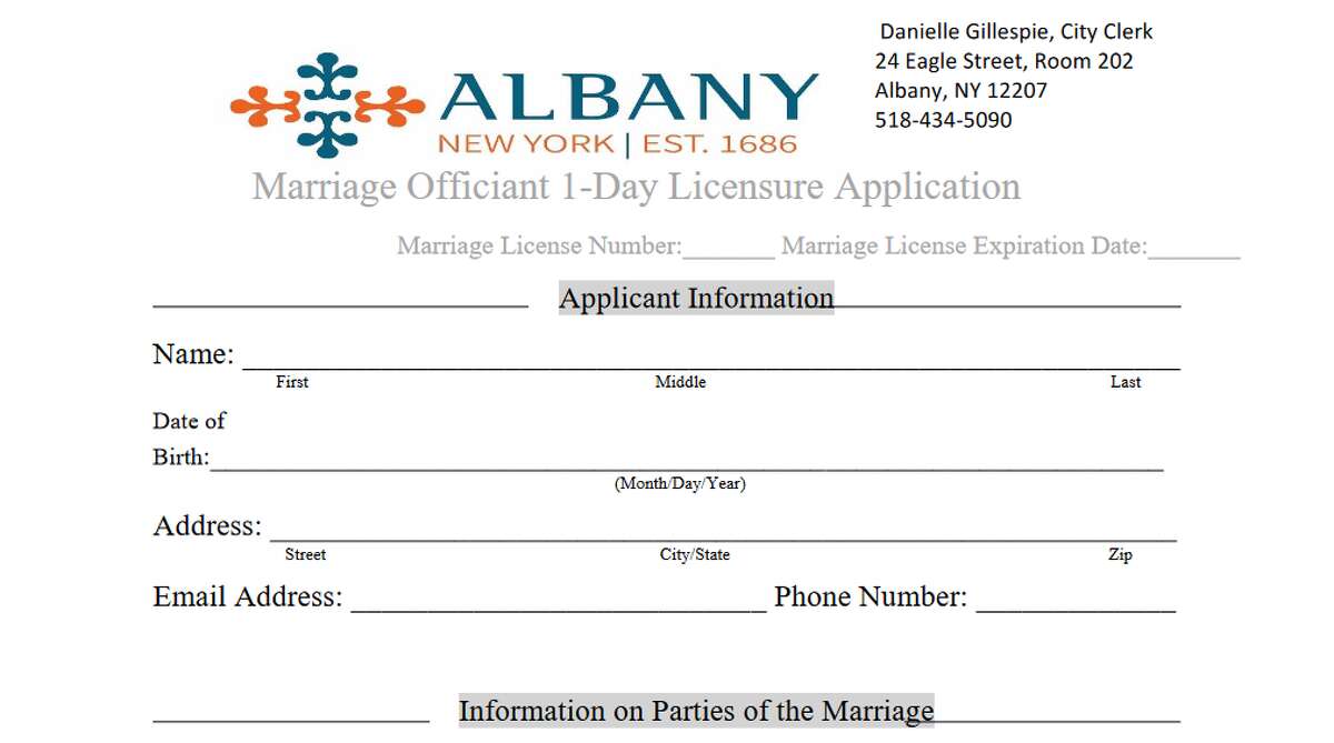 New York launches license to officiate weddings for a day