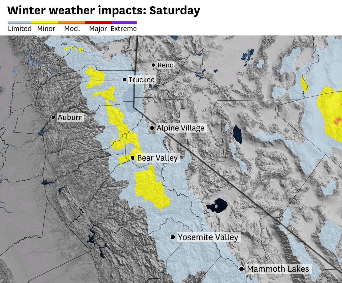 Tahoe weekend weather: snow and thunderstorms. Here's what to expect