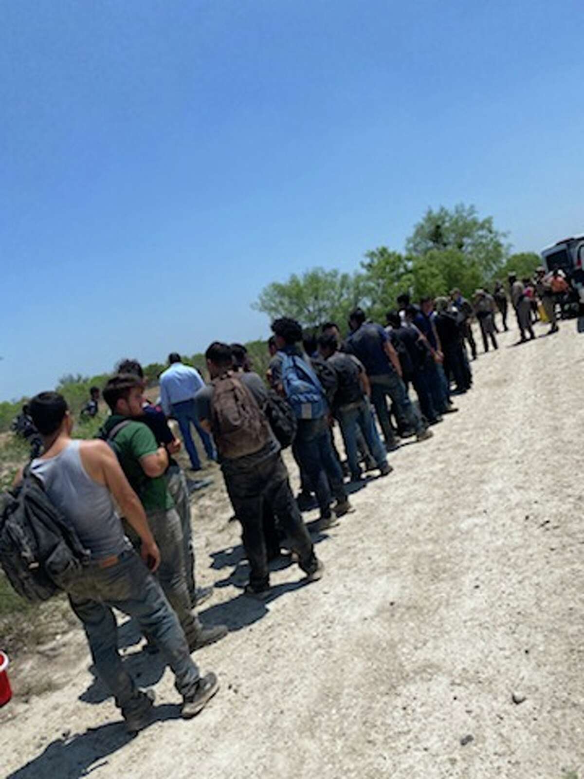 Over 100 migrants found hiding in a train in southwest Texas