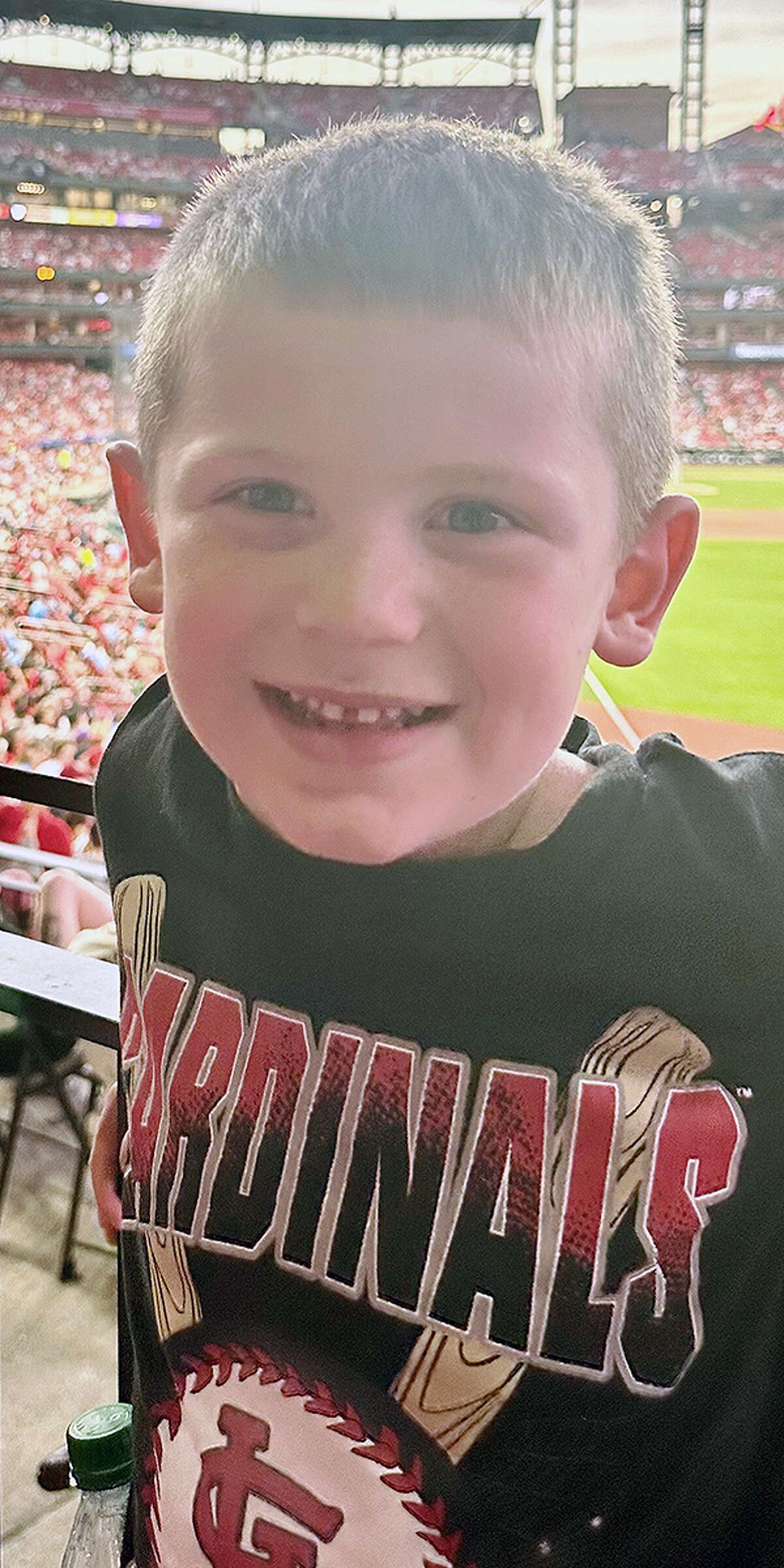 Collin Ruyle celebrating his fifth birthday