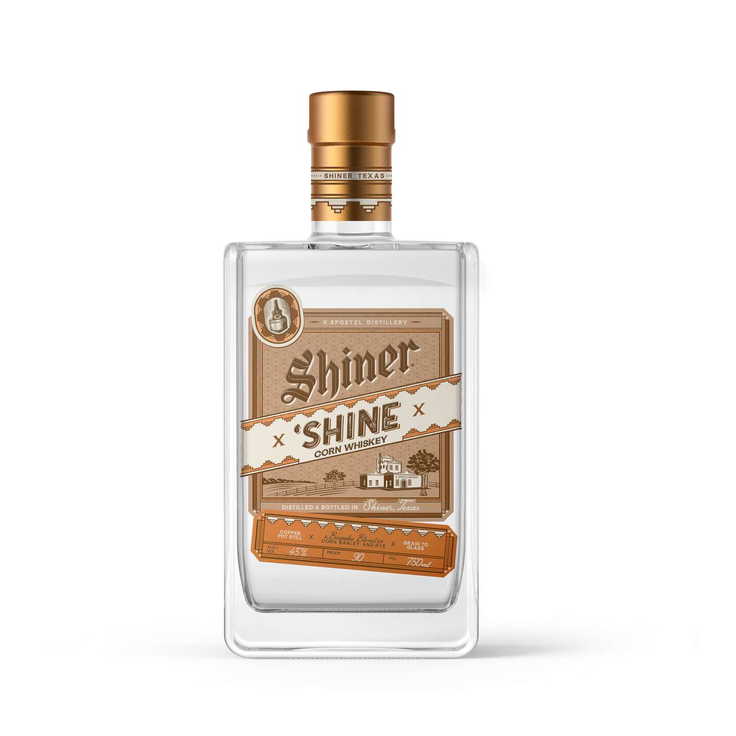 New Texas Shiner craft spirits including Vodka, Gin and more