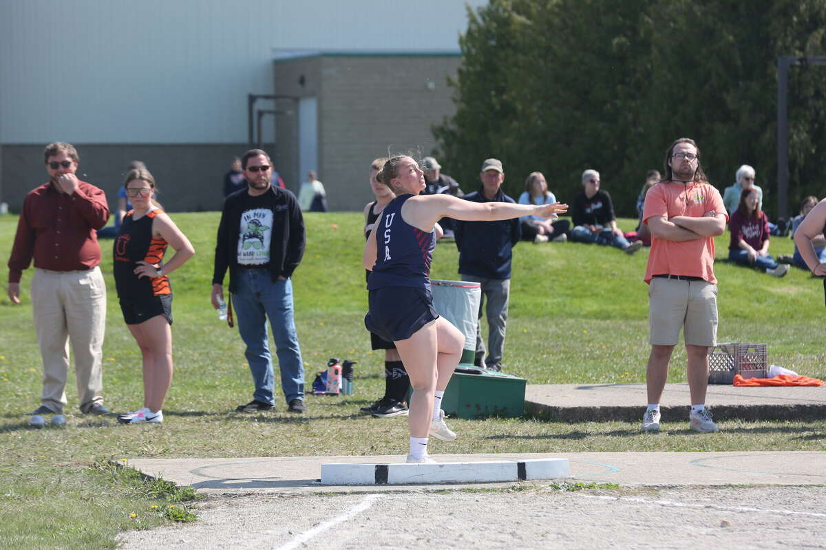 Unionville-Sebewaing Area girls track and Bad Axe boys track win