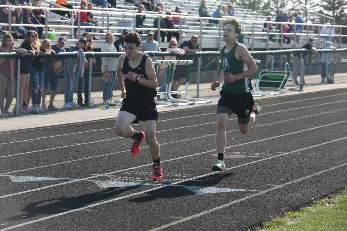 Unionville-Sebewaing Area girls track and Bad Axe boys track win