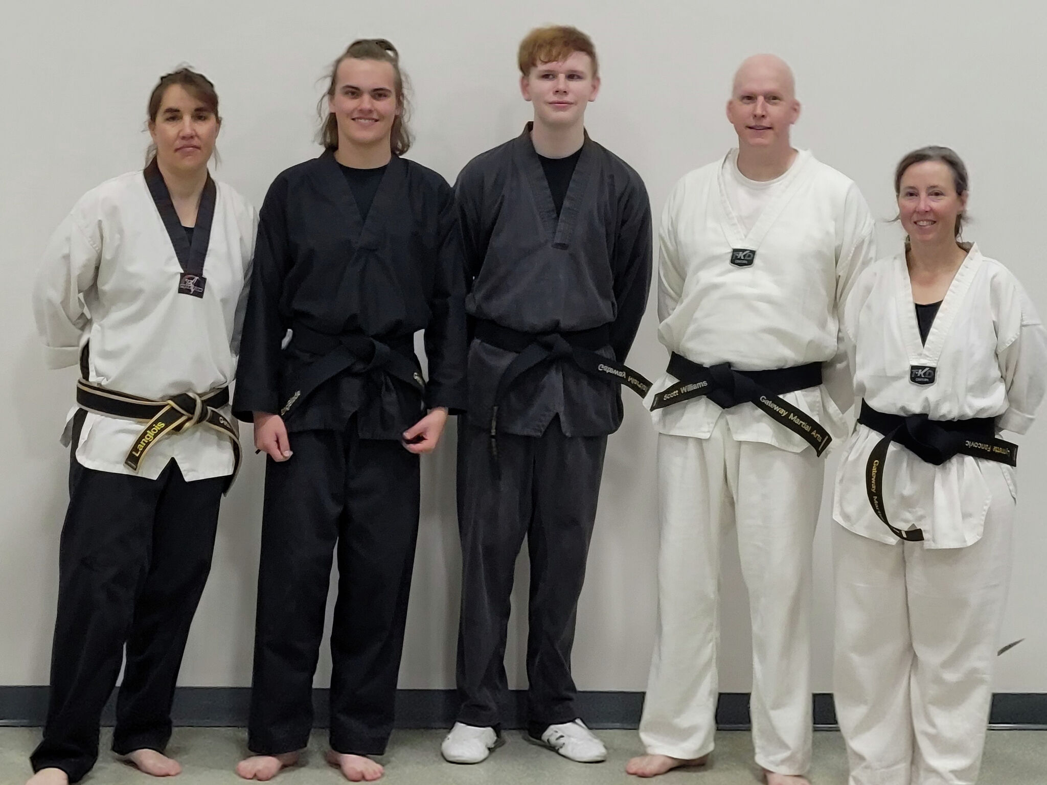 Gateway students earn black belts