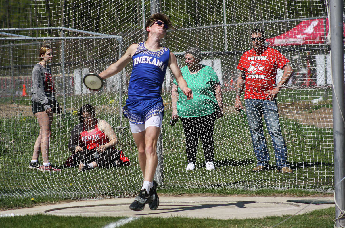 Photos: Onekama track battles fierce opponents in Bruce Garland Relays